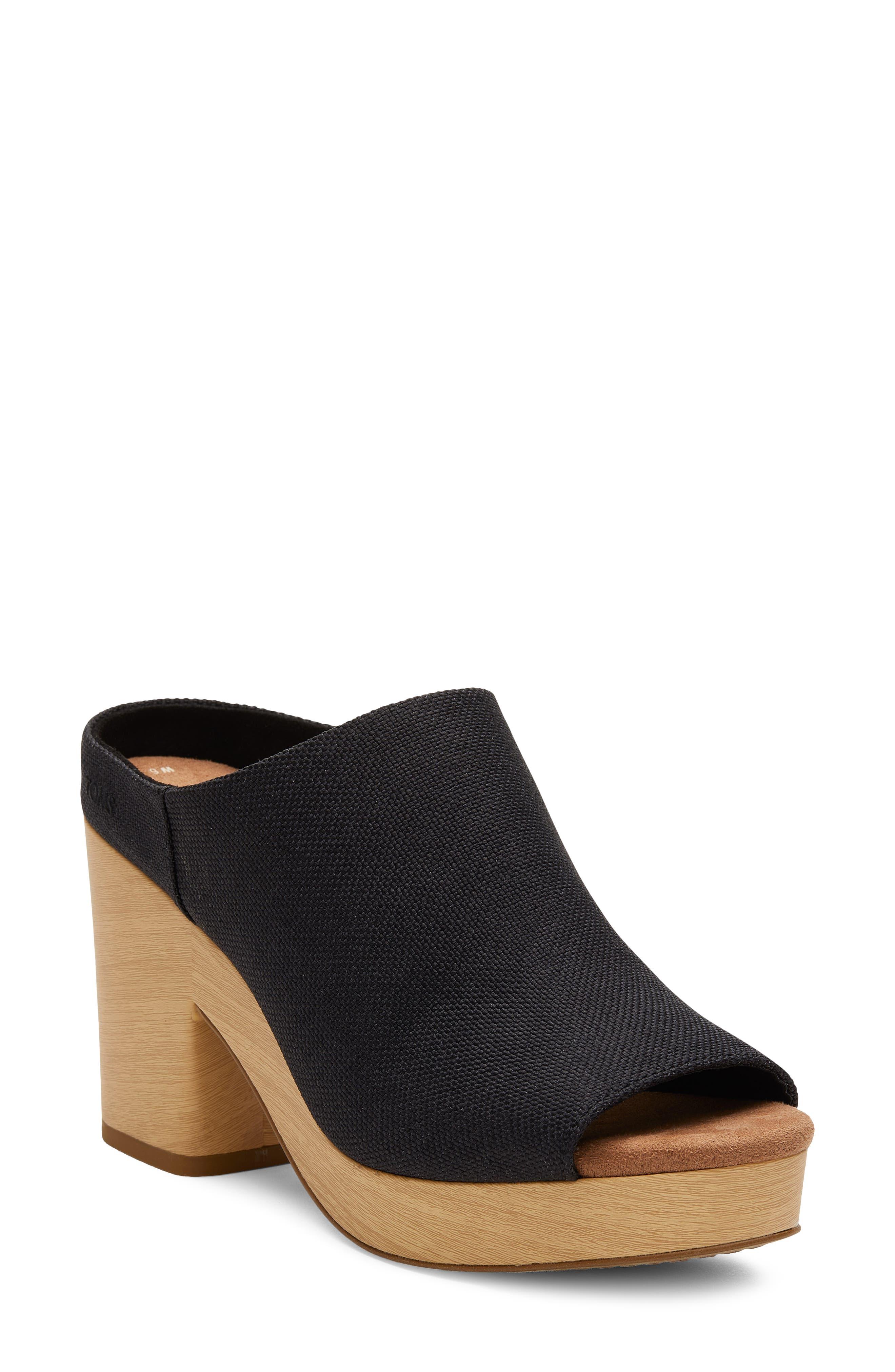 TOMS Florence Sandal in Black | Lyst