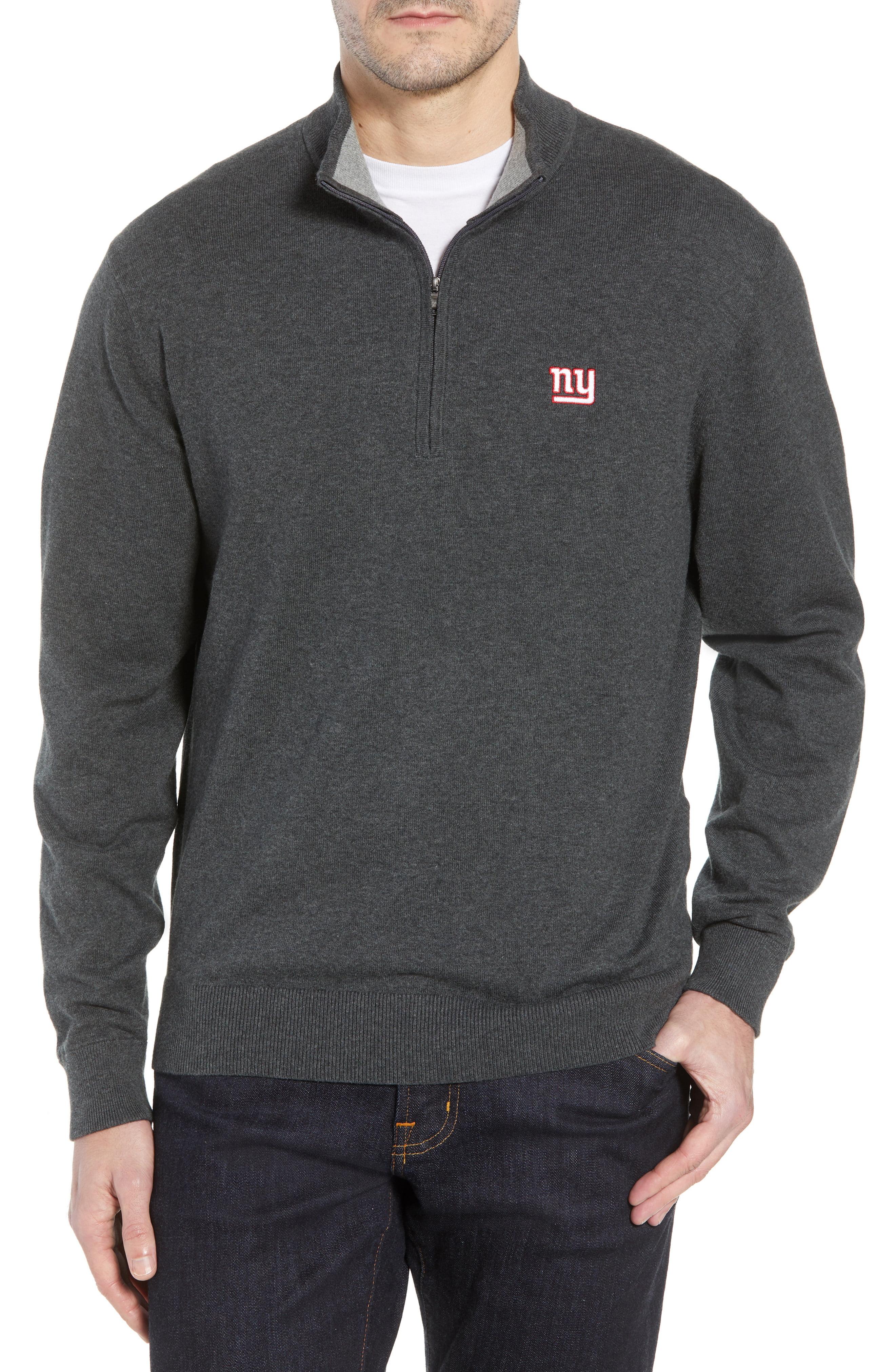 Cutter And Buck New York Giants Lakemont Regular Fit Quarter Zip