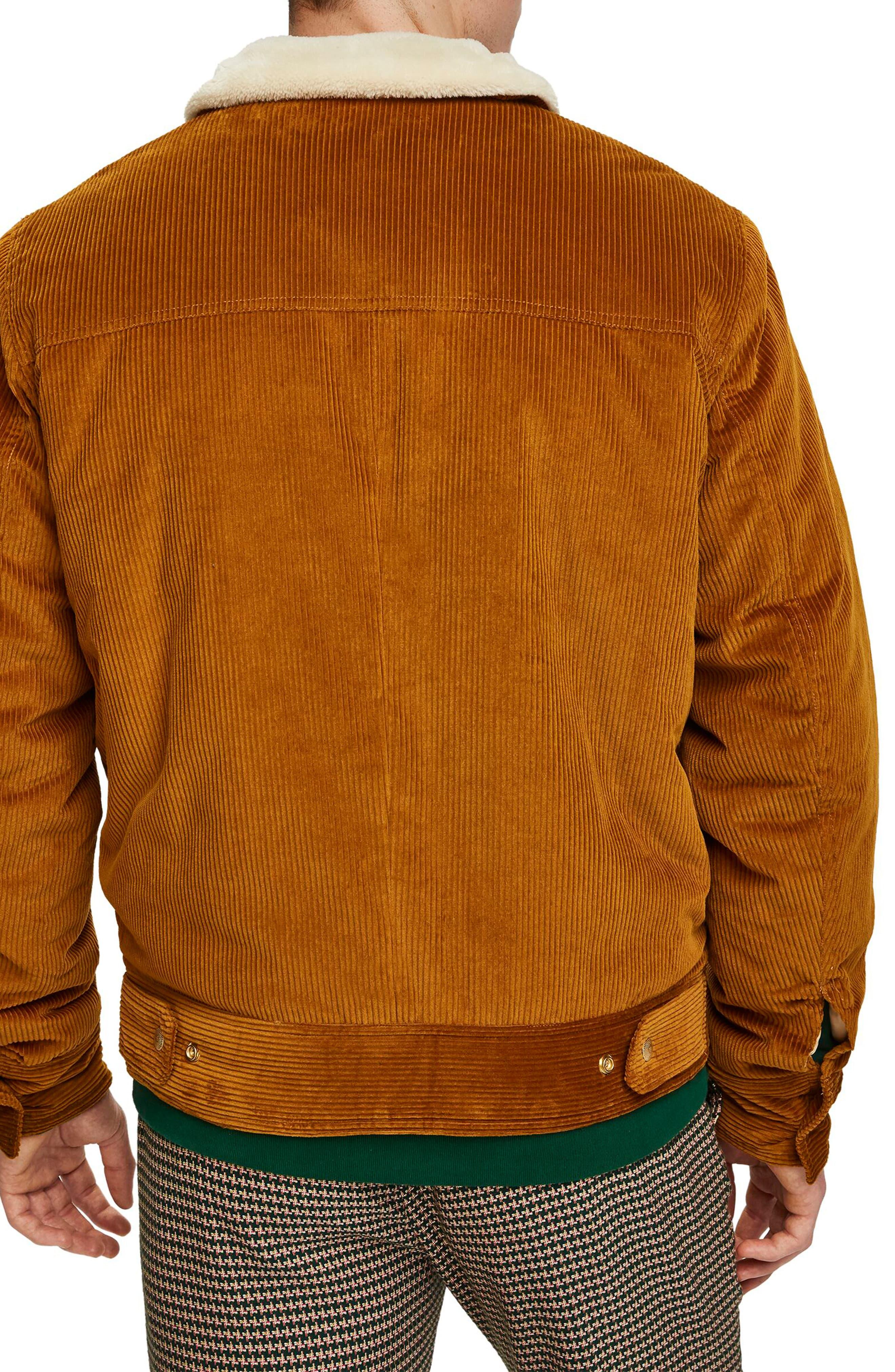 Scotch & Soda Fleece Lined Corduroy Trucker Jacket for Men - Lyst