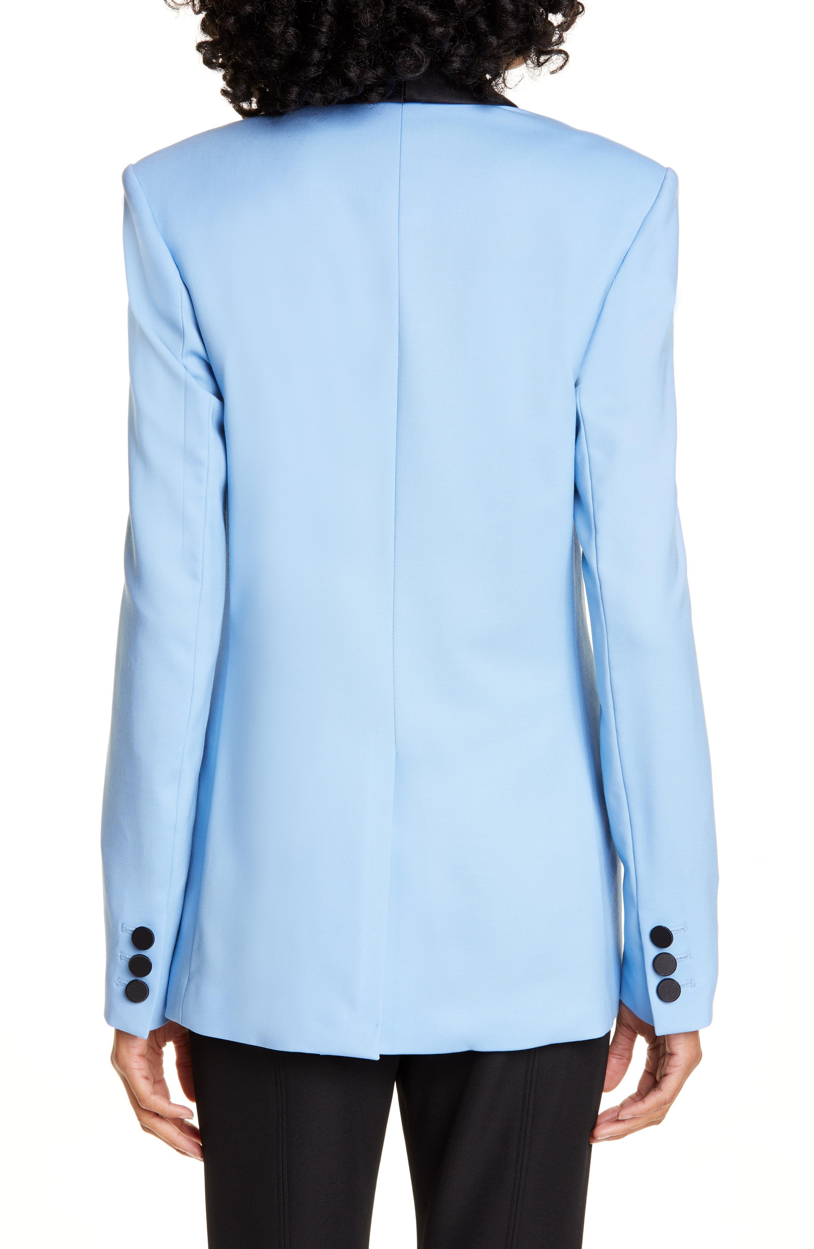 A.L.C. Oren Stretch Wool Jacket in Sky Blue (Blue) - Lyst