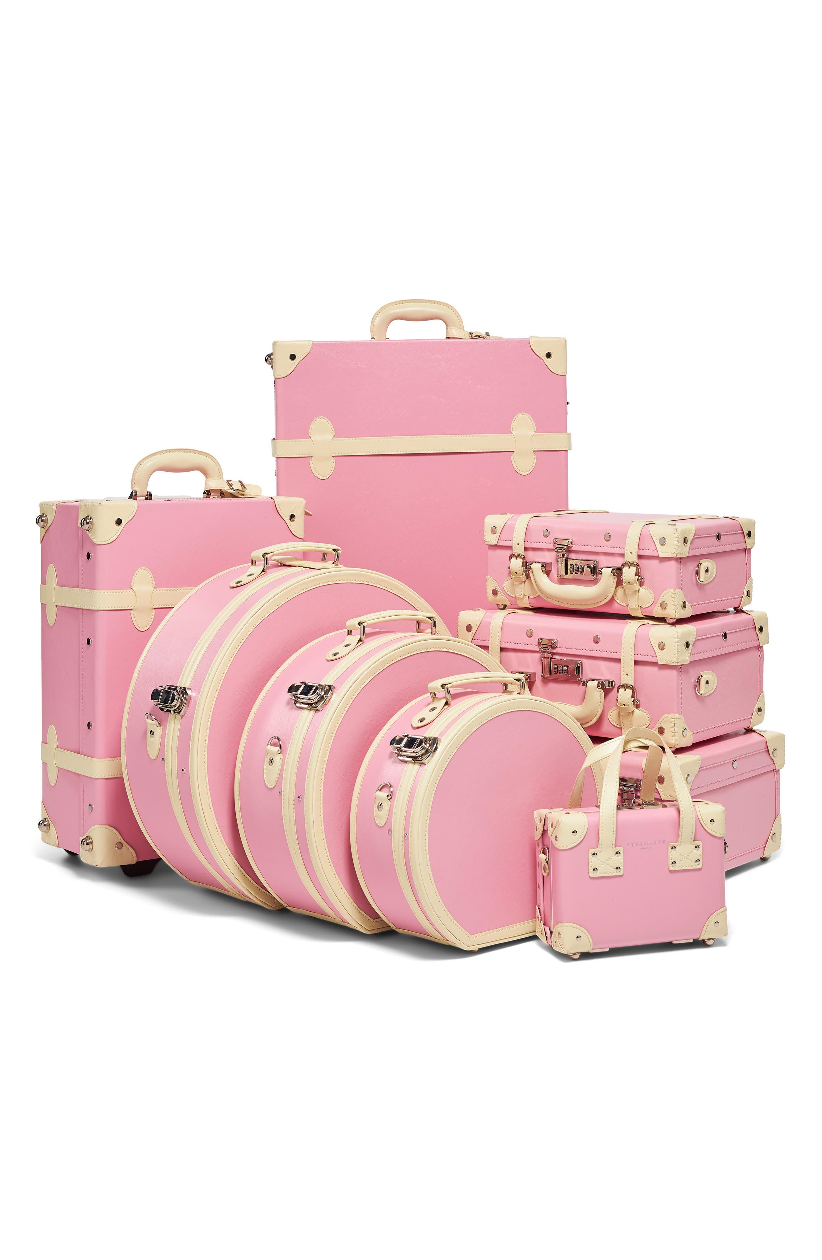 Pink Vintage Luggage