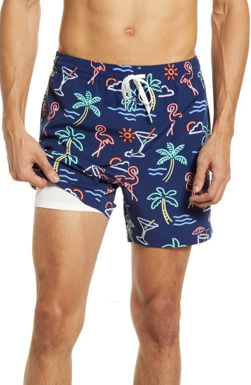 Chubbies The Neon Lights 5.5-Inch Swim Trunks in Blue for Men | Lyst