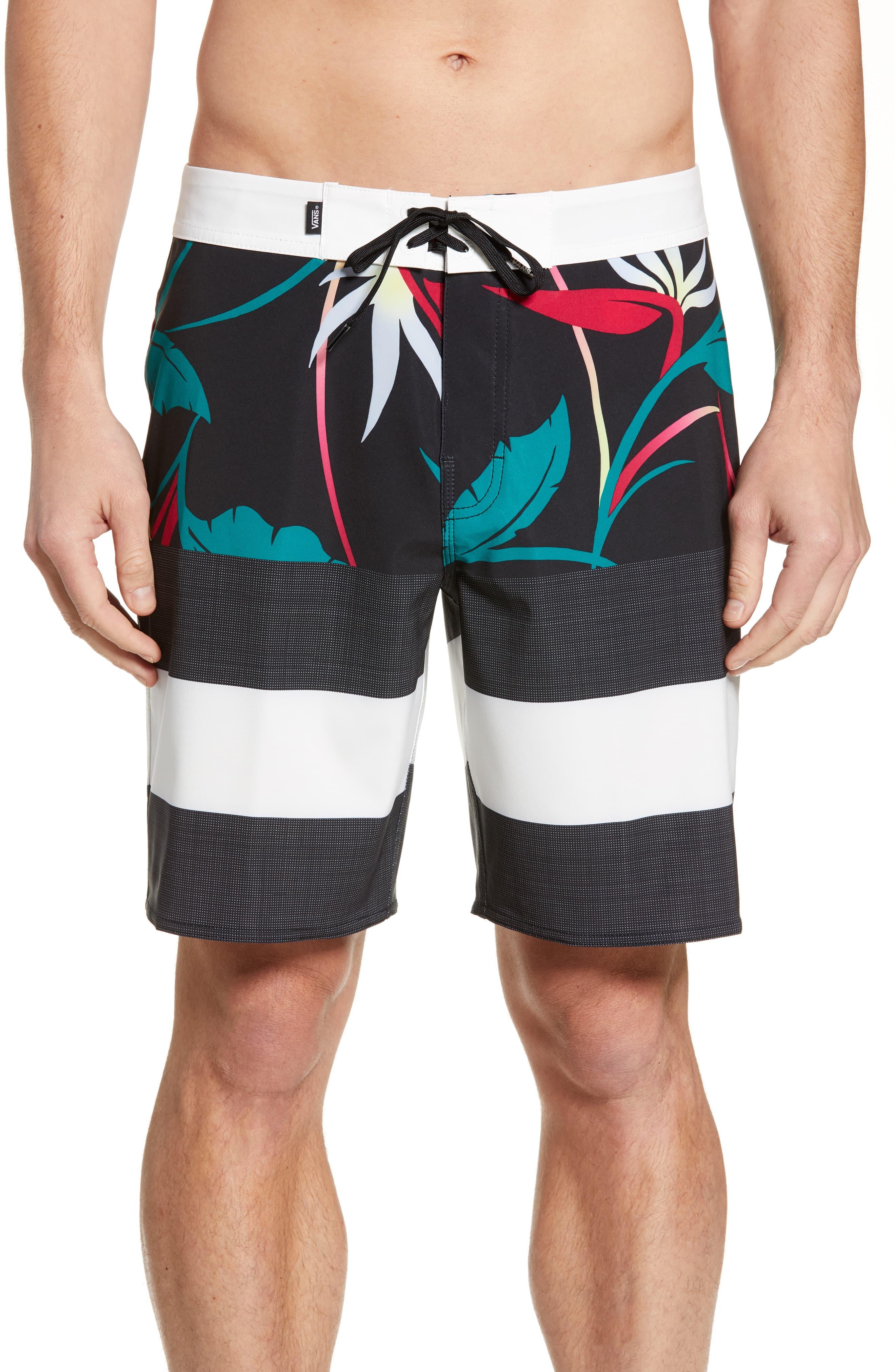 Vans Synthetic Era Boardshorts 19 in Black for Men - Lyst