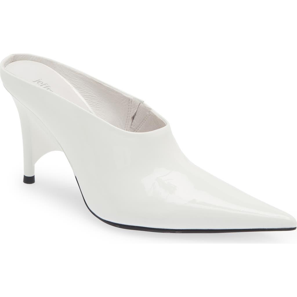 Jeffrey Campbell Vader Pointed Toe Mule in White | Lyst