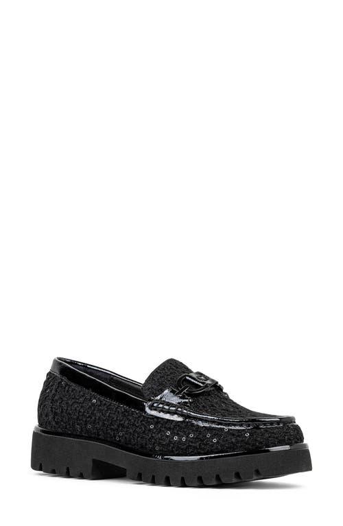 Donald J Pliner Moc Toe Bit Loafer in Black | Lyst