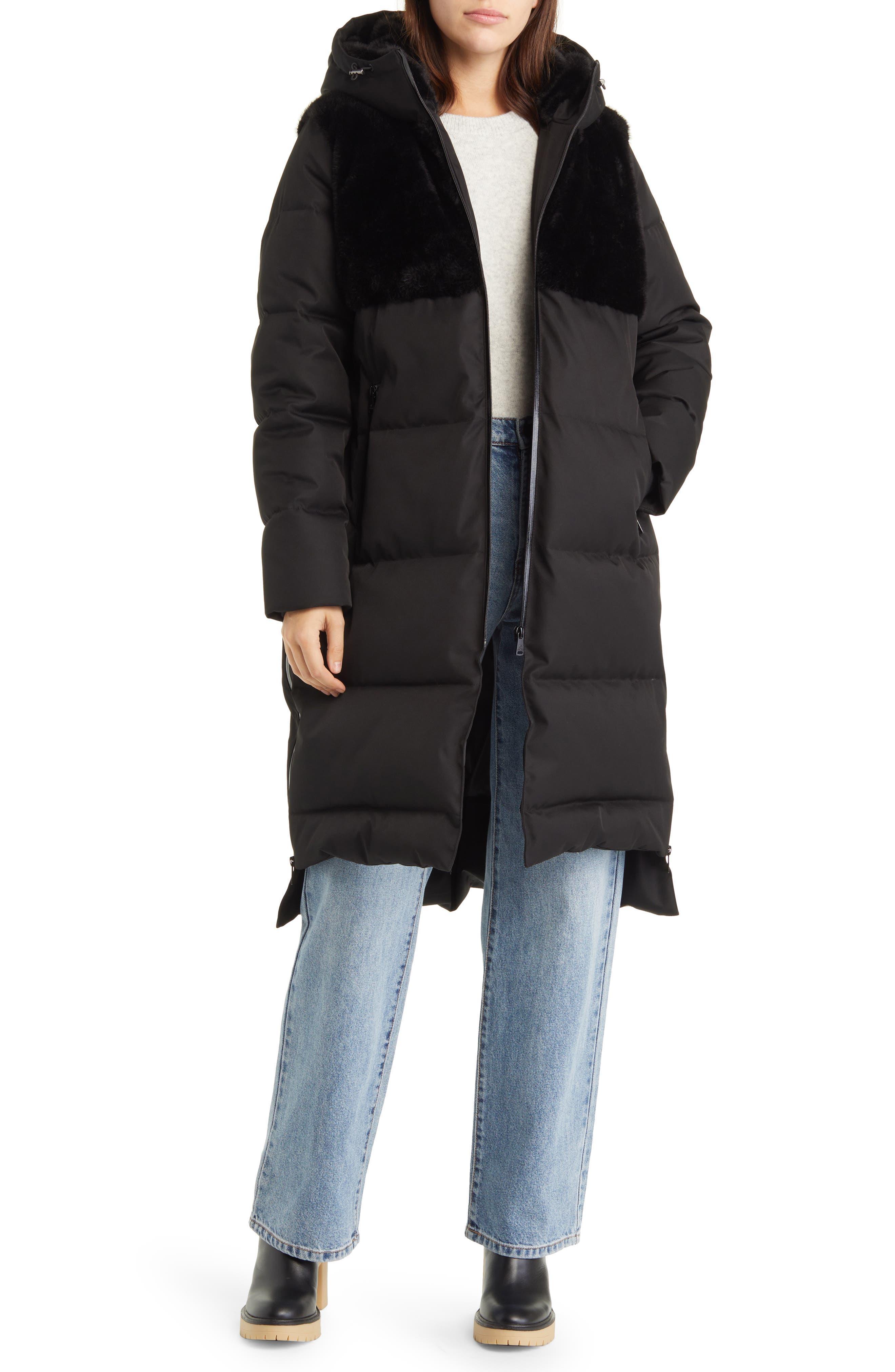 Mixed Quilt Ecoplumetm Packable Hooded Puffer Jacket Bernardo at Francis Holston blog