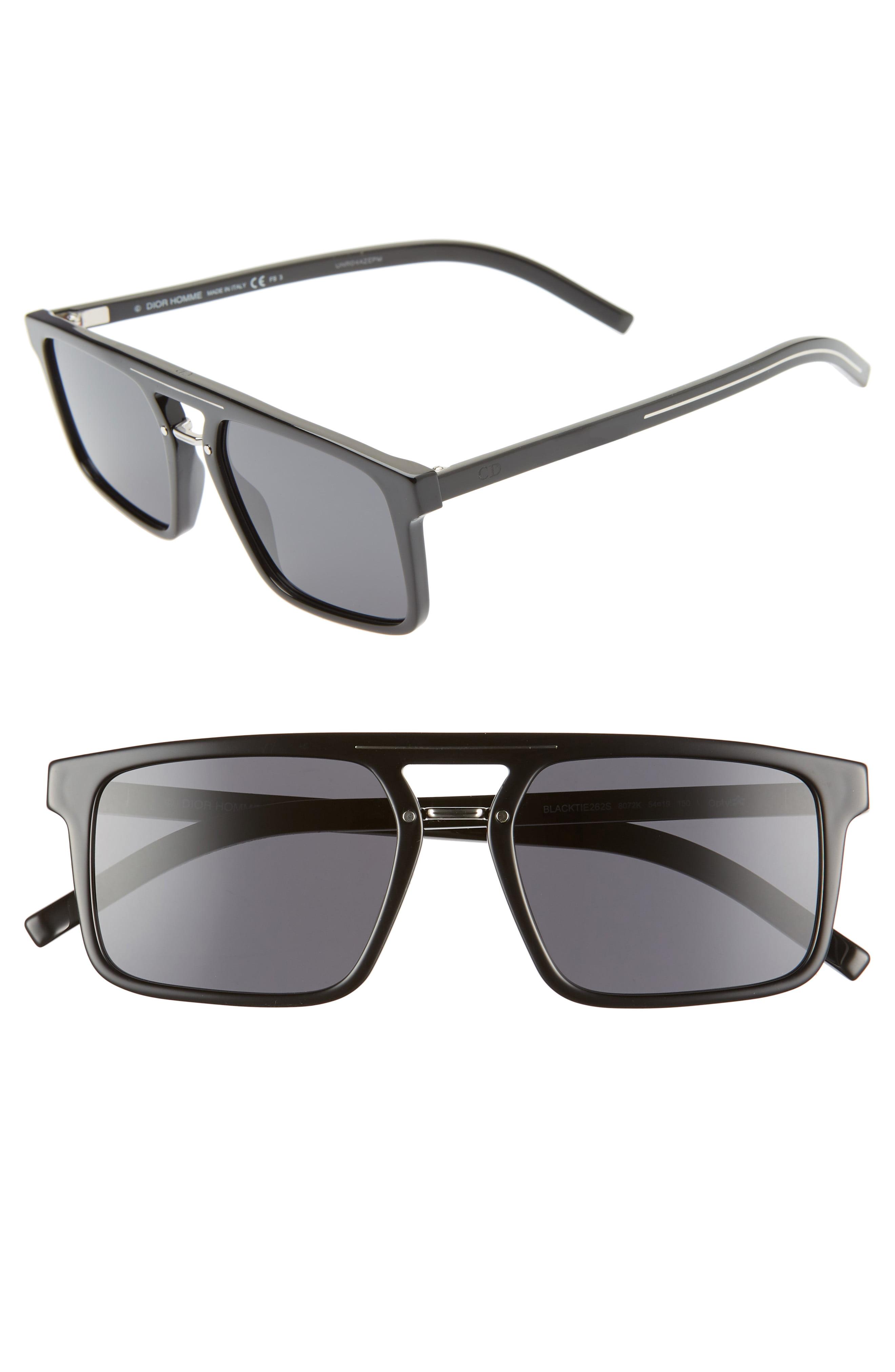 Dior Black Tie 54mm Sunglasses For Men Lyst