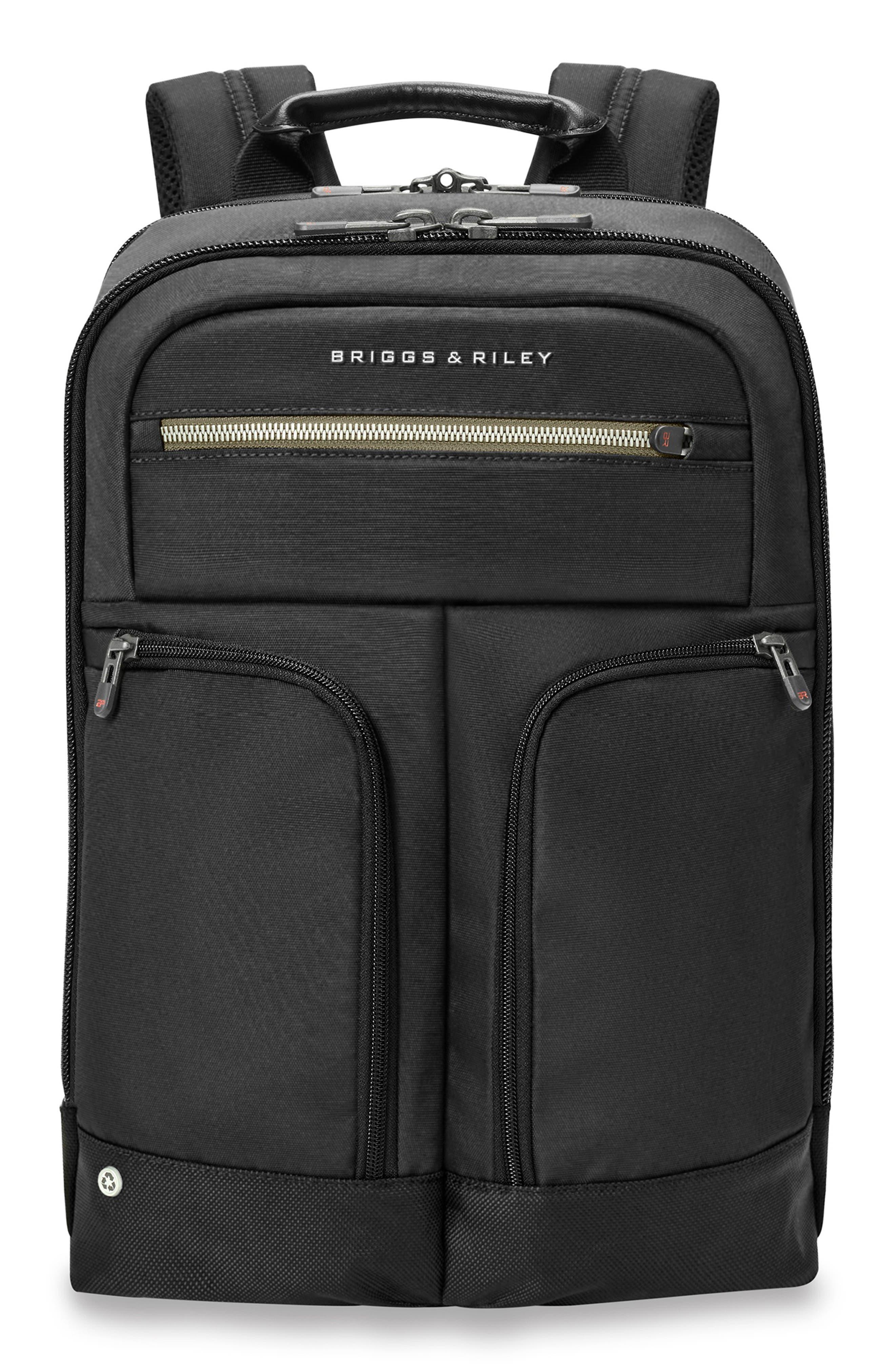 Briggs & Riley Hta Slim Expandable Backpack in Black | Lyst