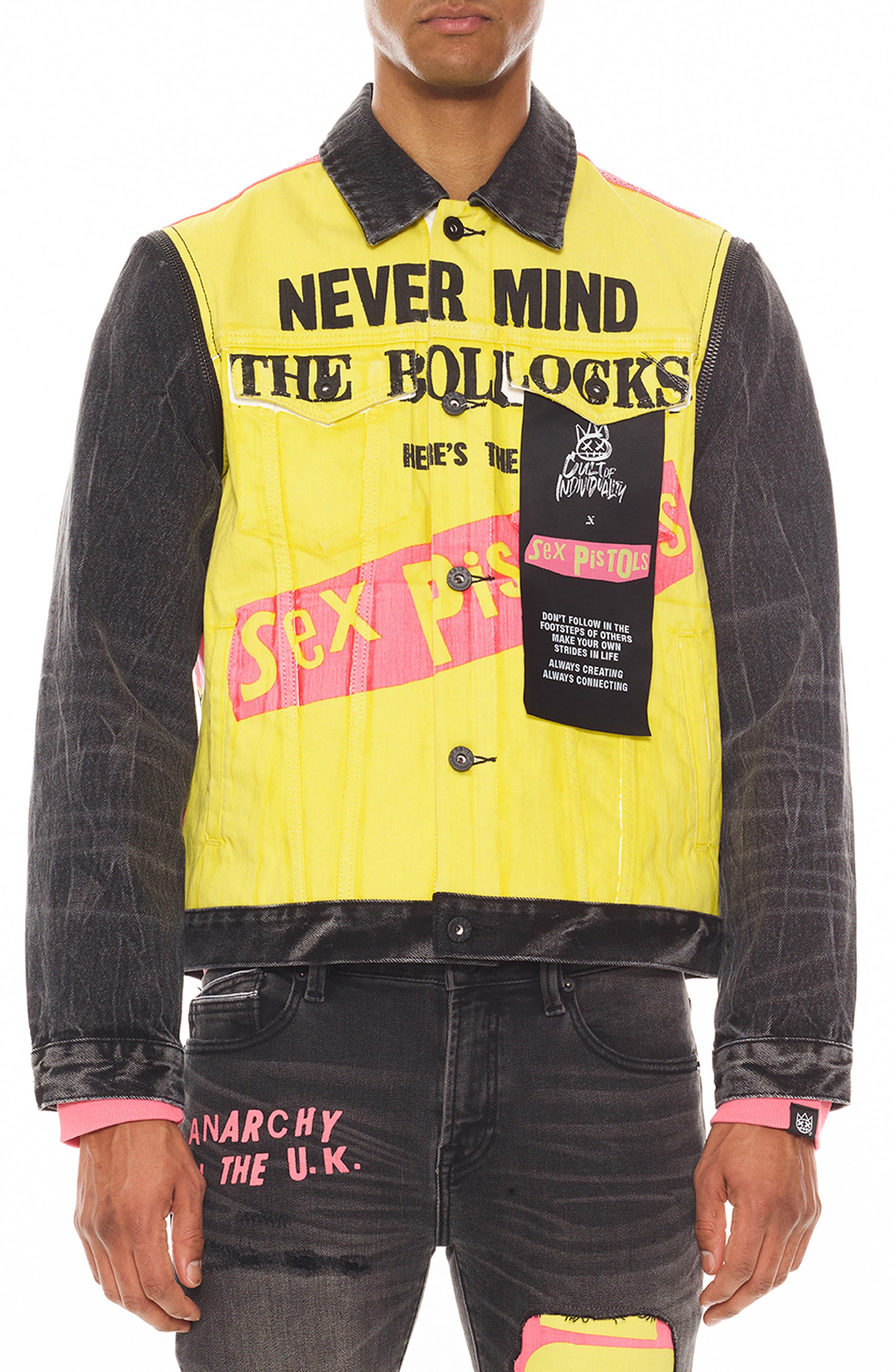 Cult Of Individuality Sex Pistols Type Ii Cotton Jacket In Gray For Men