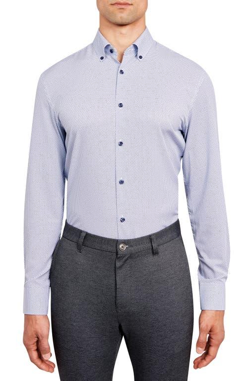 Brooklyn Brigade Extra Trim Fit Stretch Cool Temp Dot Dress Shirt ...