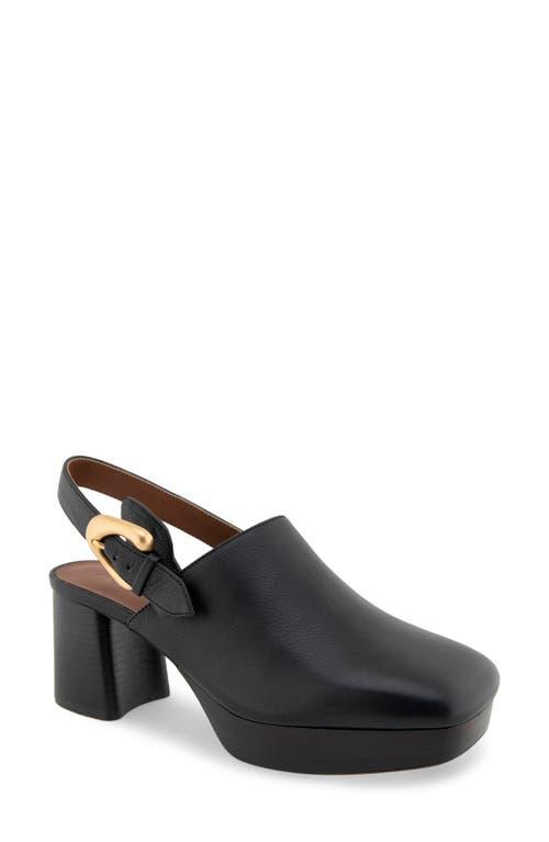 Aerosoles Sumari Slingback Platform Clog in Black | Lyst
