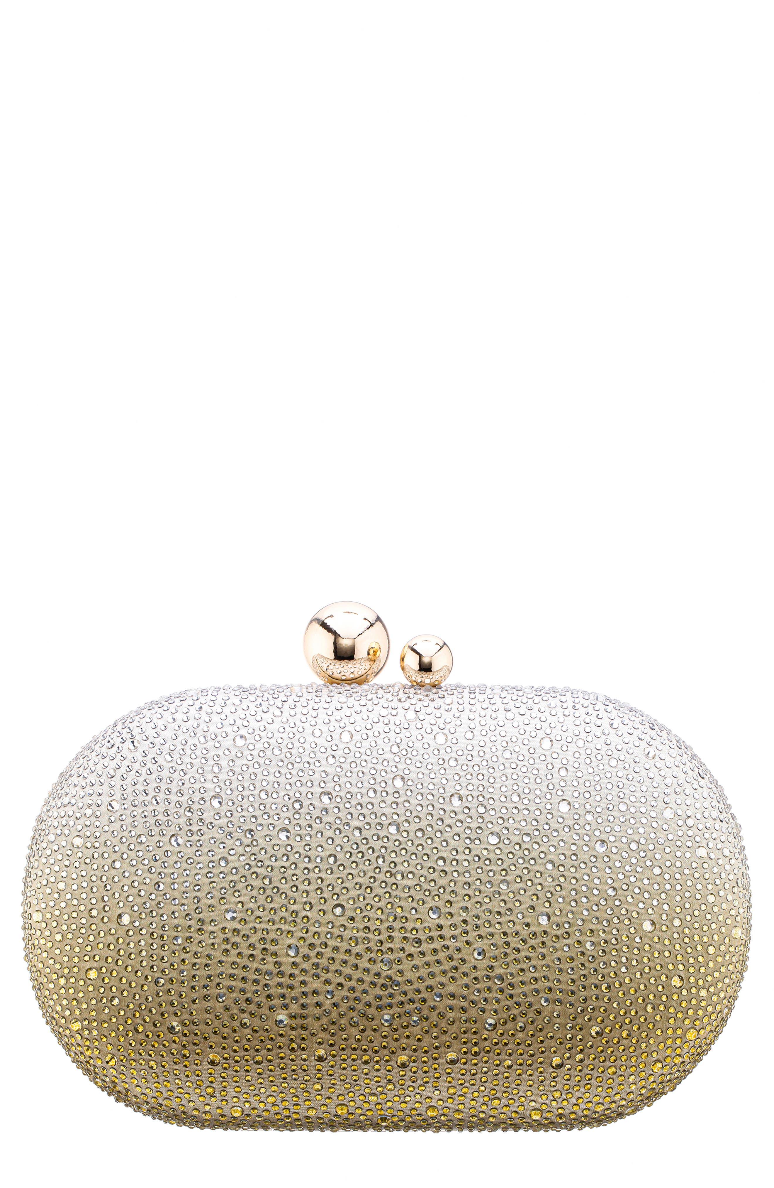 Nina Criss Ombré Crystal Minaudière | Lyst