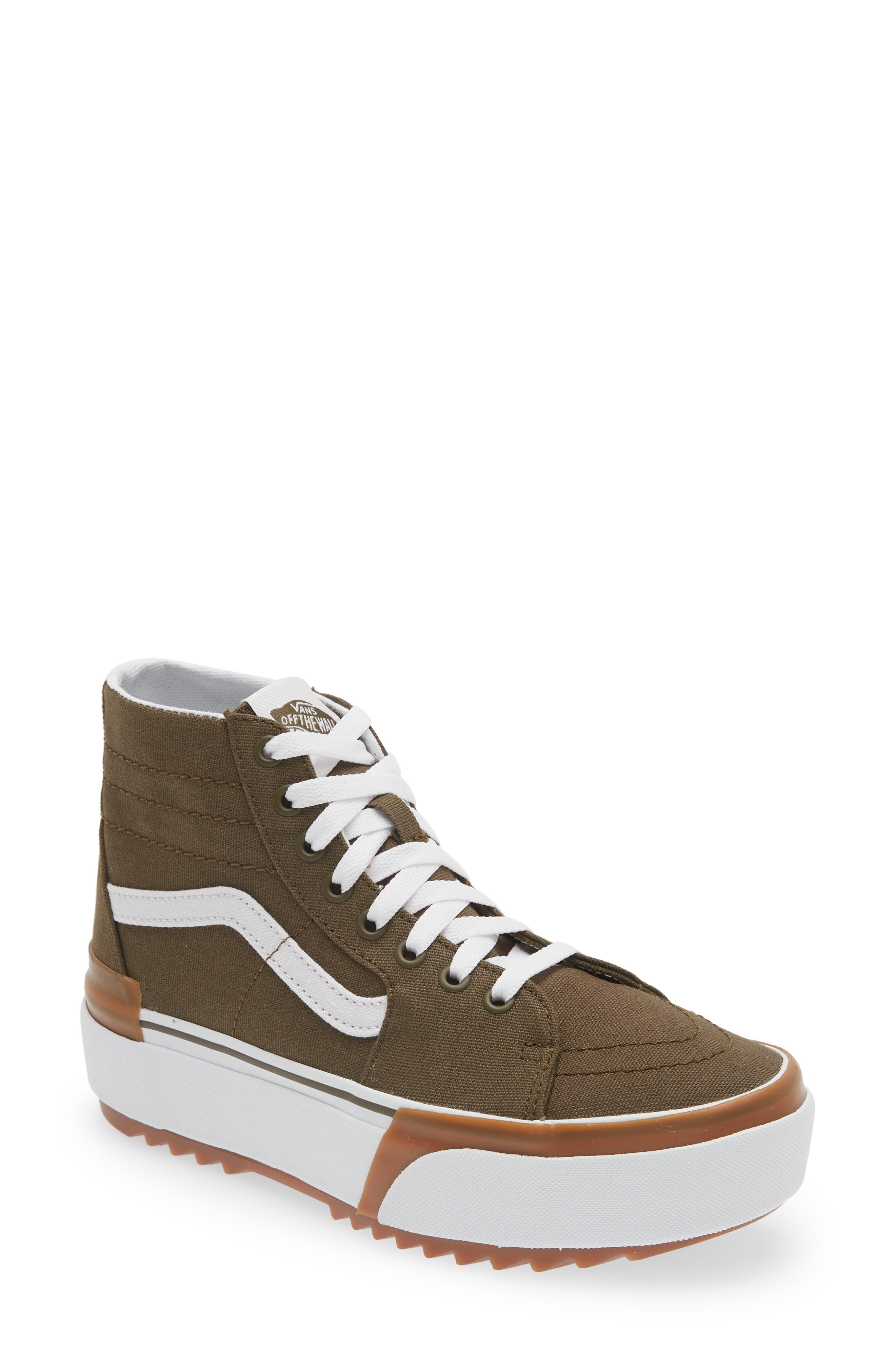 Vans Sk8 Hi Tapered Stacked Platform Sneaker In White Lyst