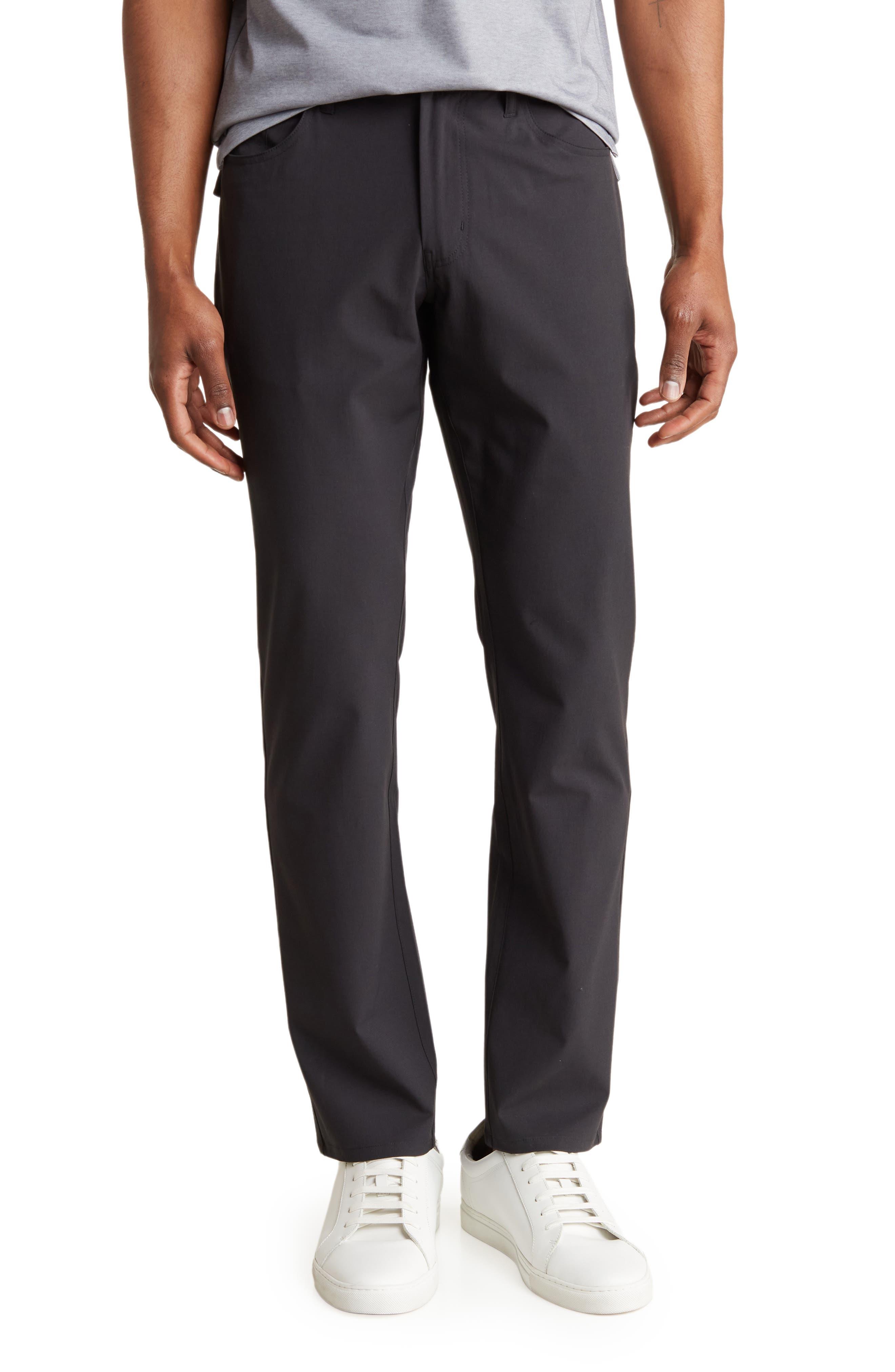Travis Mathew Slack Flat Front Pants in Black for Men | Lyst