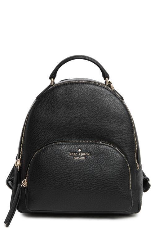 Kate Spade Medium Leather Backpack in Black | Lyst