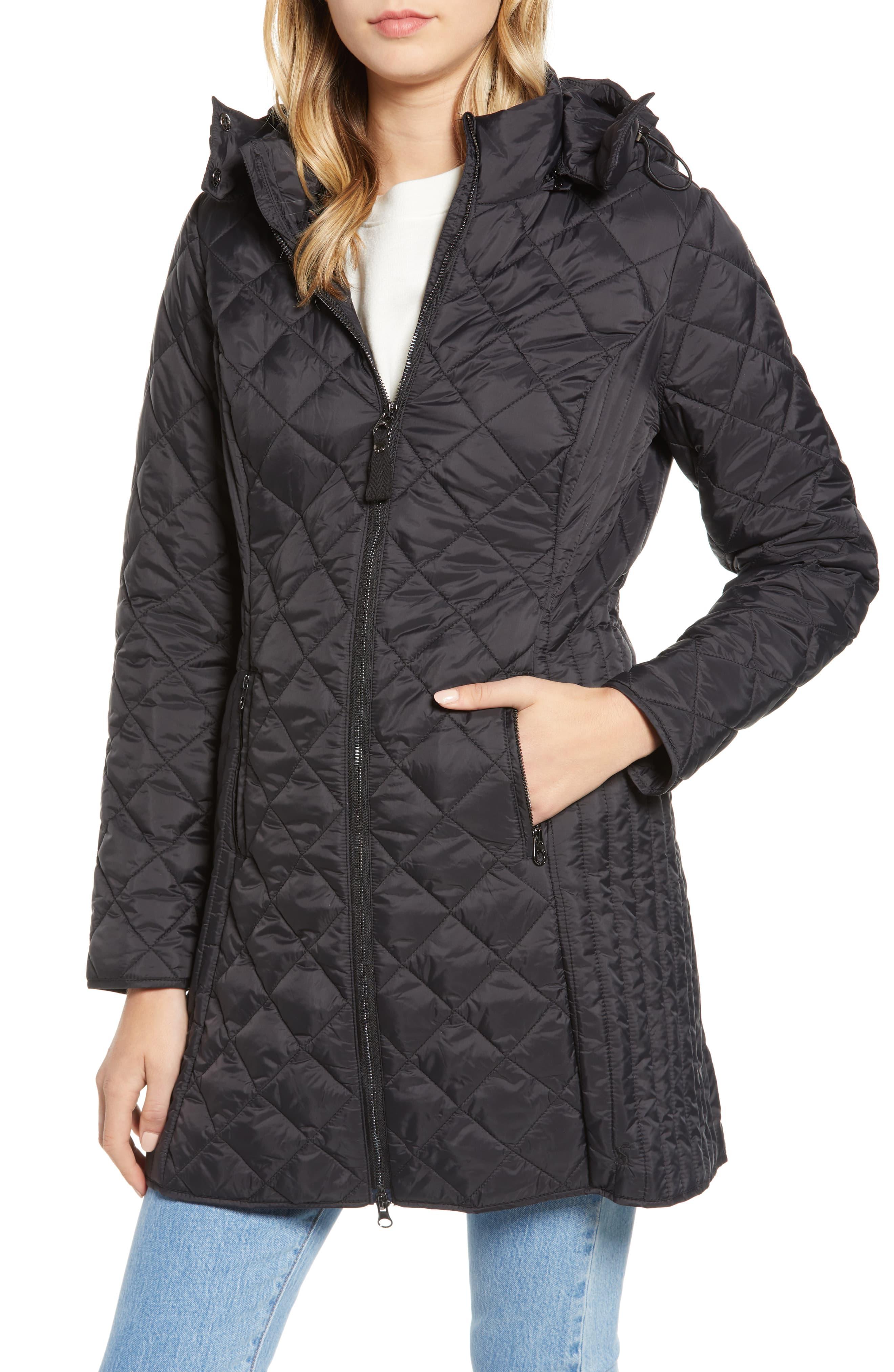 Women's Clothing Joules Chatham Longline Jacket Womens Padded Diamond ...