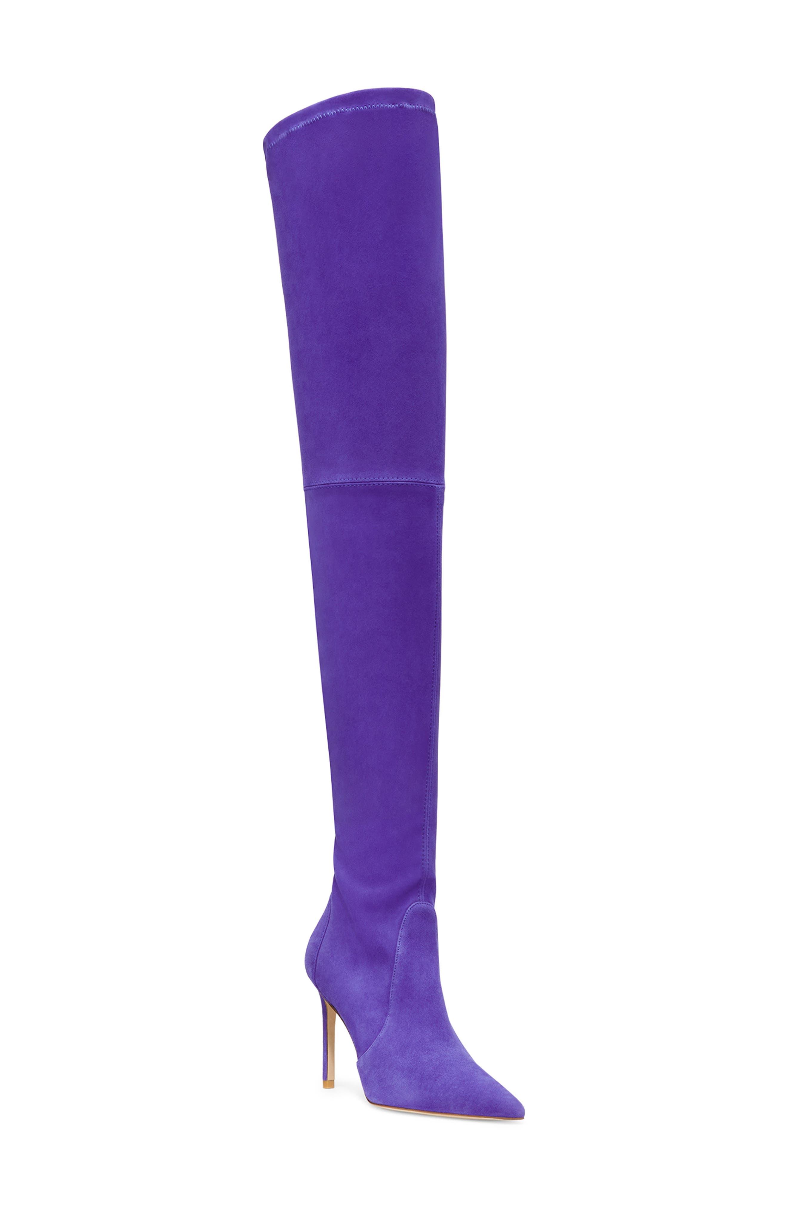 Stuart Weitzman Ultrastuart 100 Stretch Pointed Toe Over The Knee Boot ...
