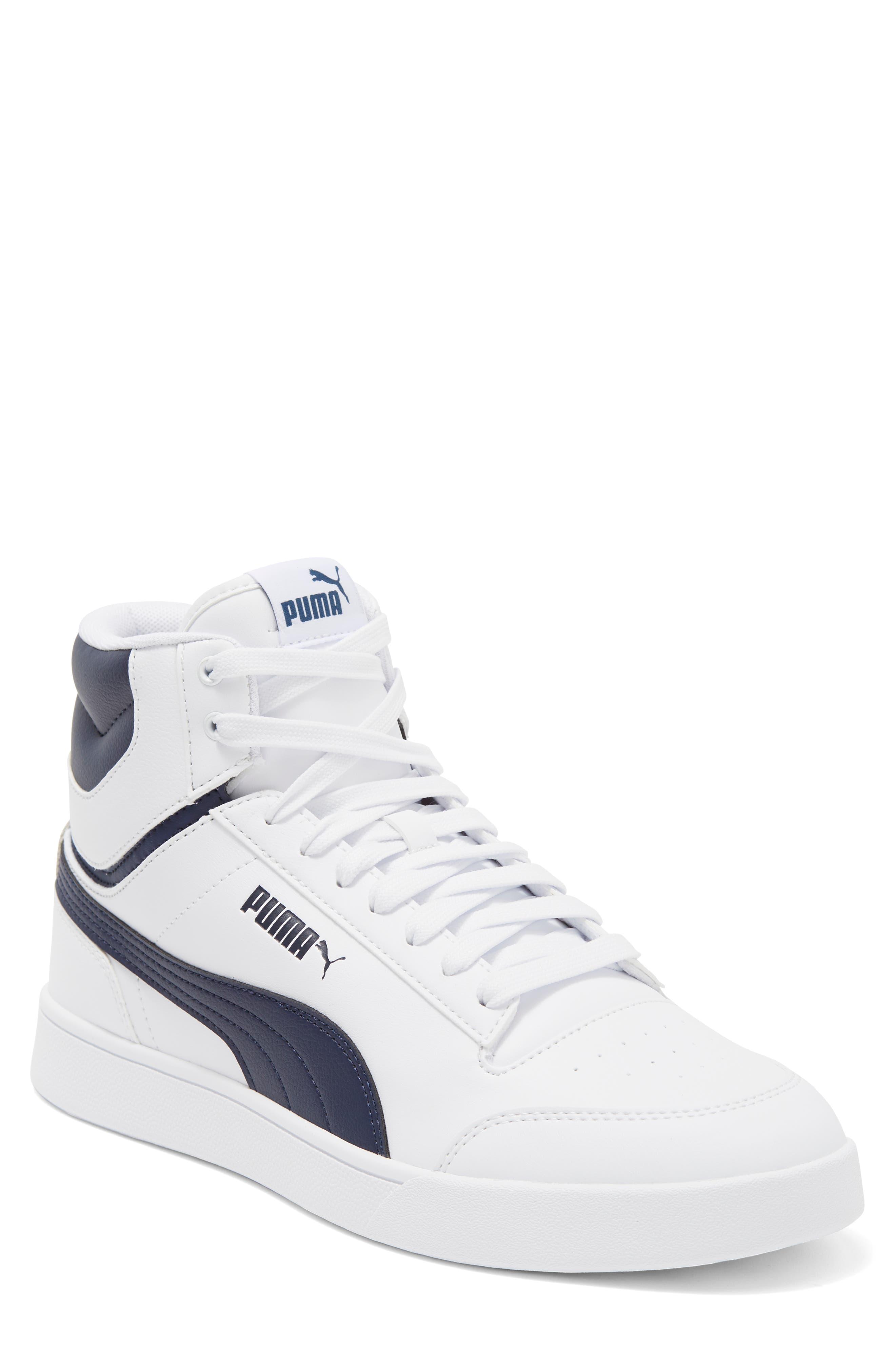 PUMA Mid Shuffle Sneaker in White for Men | Lyst