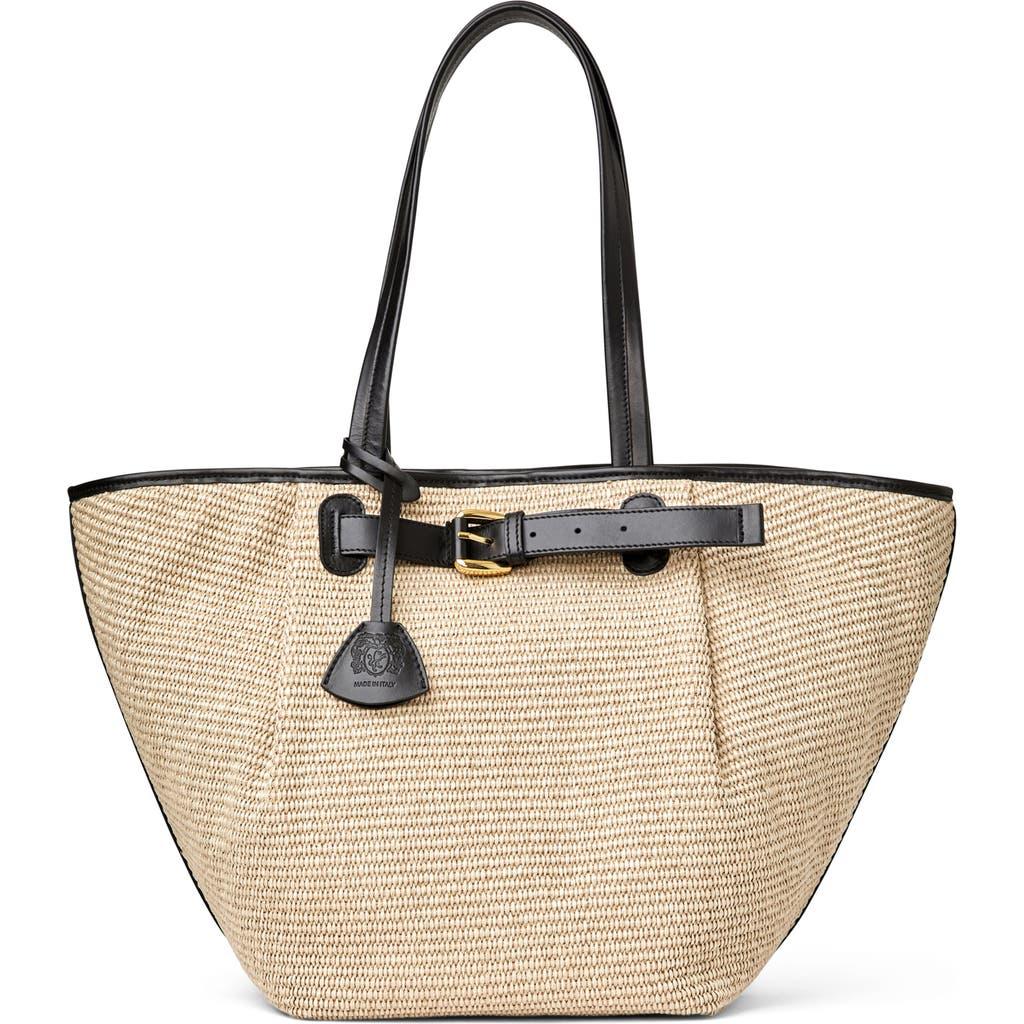 Bruno Magli Tessa Tote Bag in Natural | Lyst