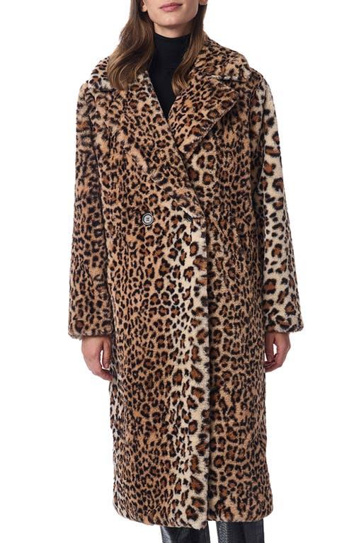 Bernardo Print Faux Fur Coat | Lyst