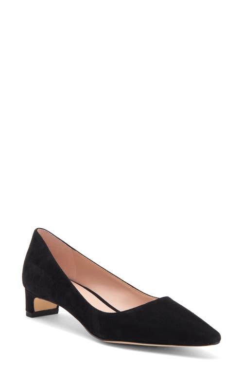 Kate Spade Miko Kitten Heel Pump in Black | Lyst
