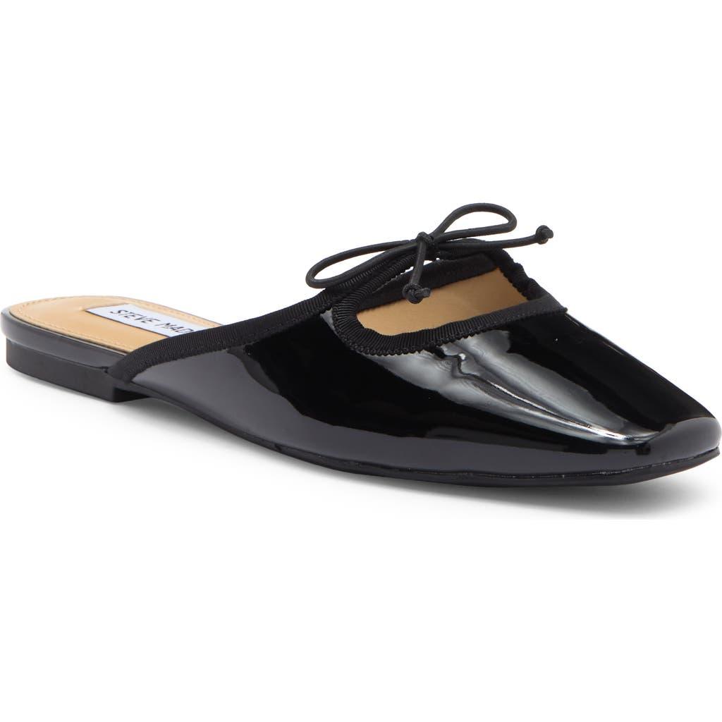 Steve Madden Marcela Bow Mule in Black | Lyst