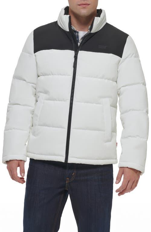 Levi's Quilted Puffer Jacket in Blue for Men | Lyst