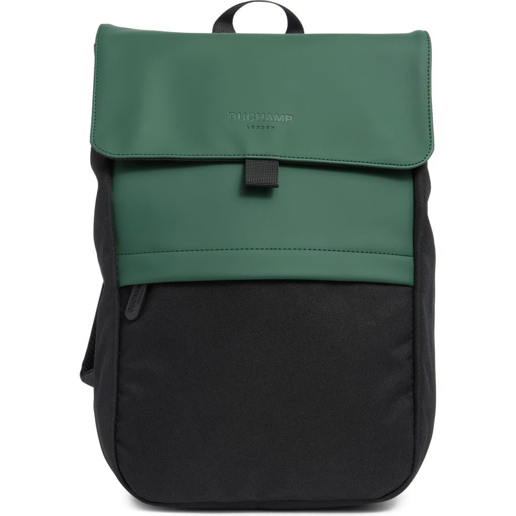 Duchamp Rubberized Two-Tone Rolltop Backpack in Green for Men | Lyst