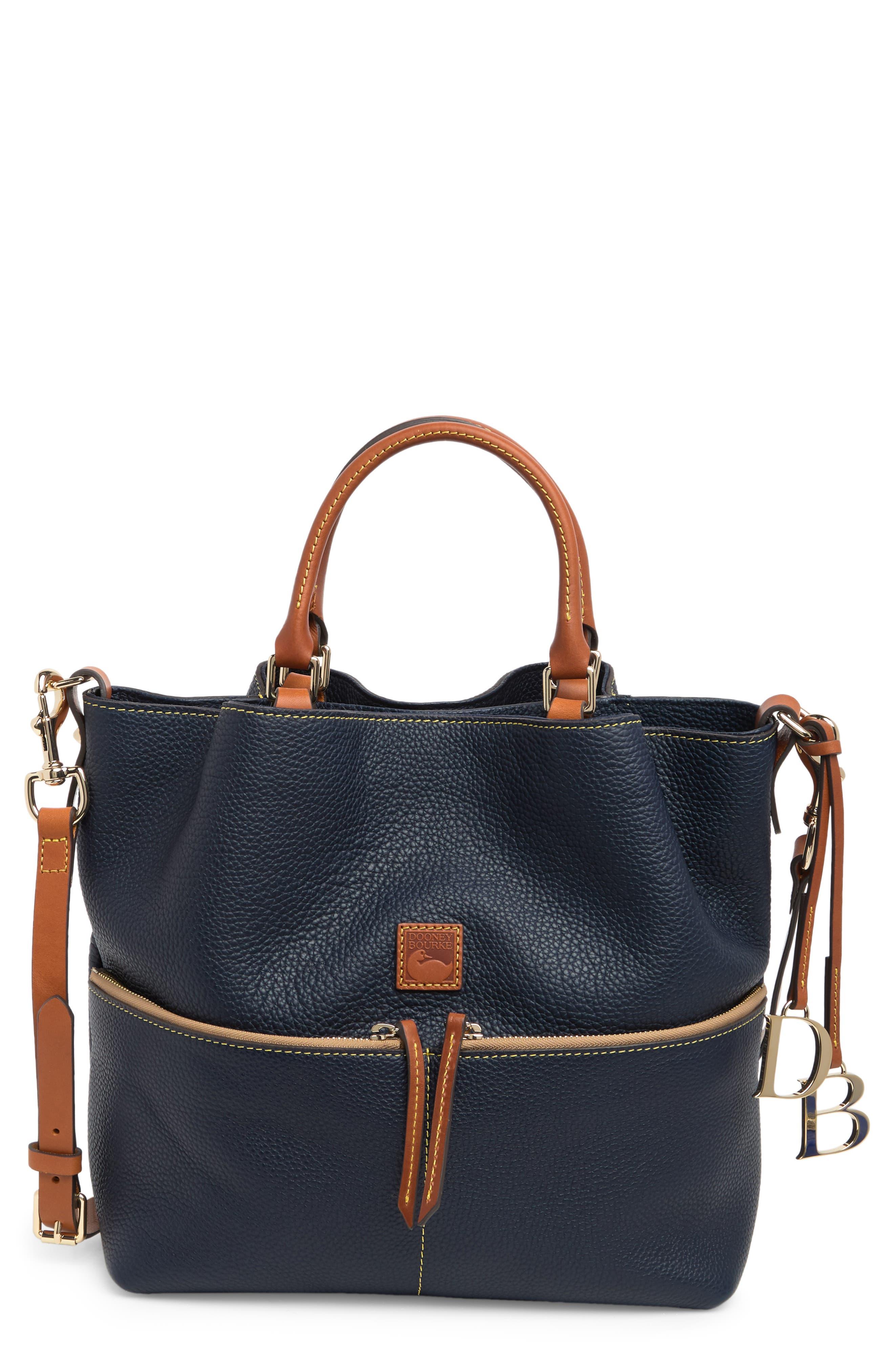 Dooney & Bourke Dawson Leather Tote Bag in Blue | Lyst