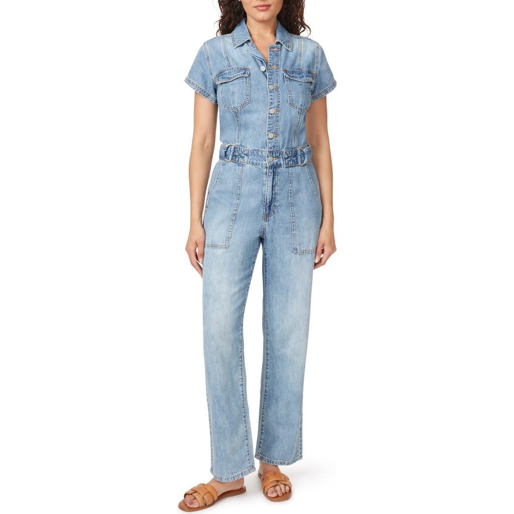 Habitual Short Sleeve Denim Jumper in Blue | Lyst