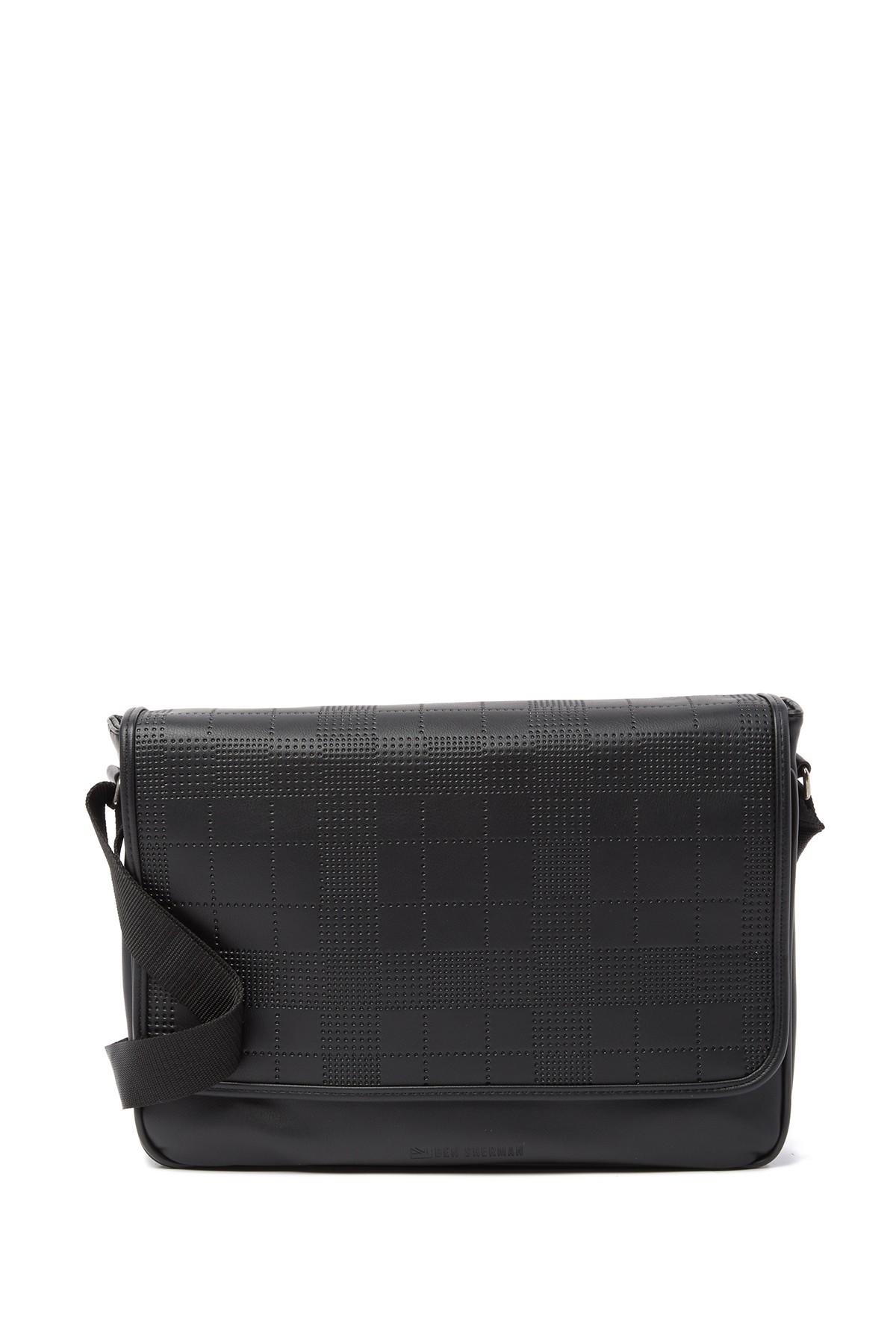 Ben Sherman Suede Messenger Bag | IUCN Water