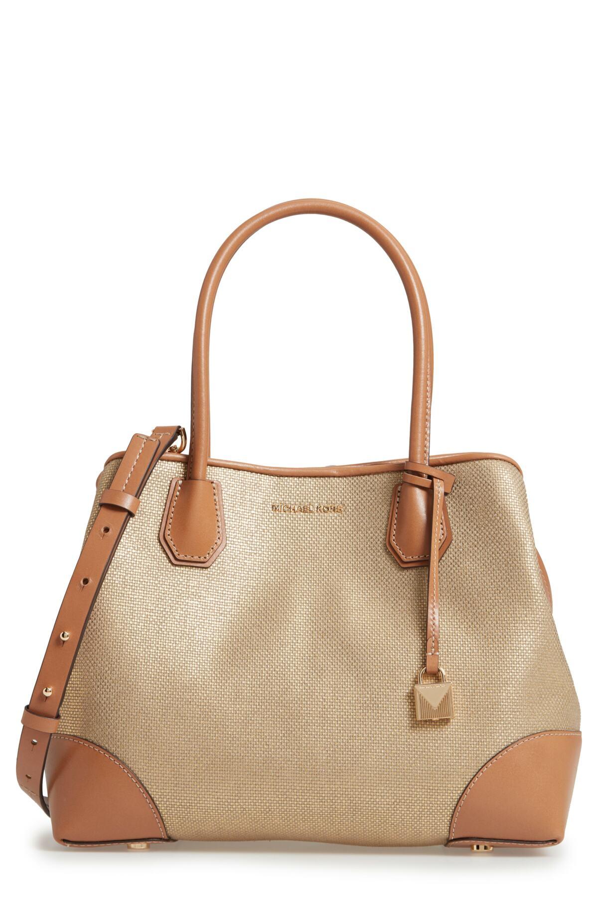 Michael Kors Metallic Canvas Handbags | semashow.com