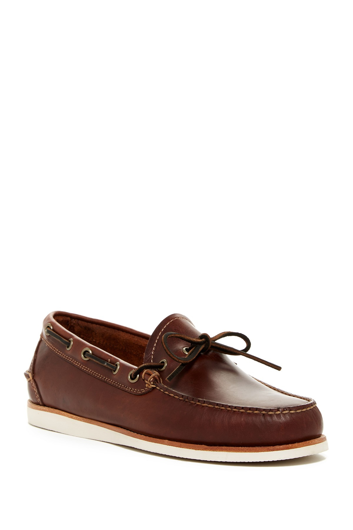 Ghbass Rubber Ackley Boat Shoe In Brown For Men Lyst