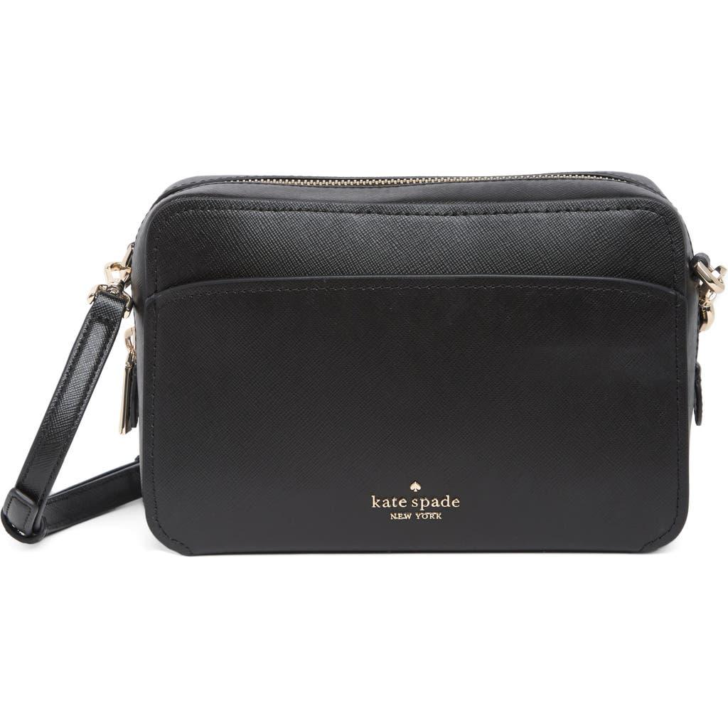 Kate Spade Leather Camera Crossbody Bag in Black | Lyst