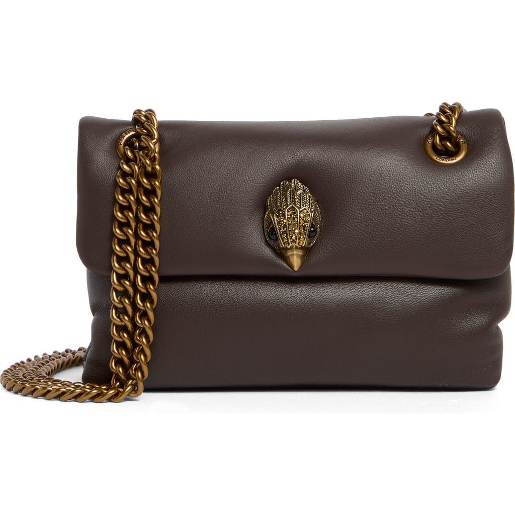 Kurt Geiger Mini Kew Leather Crossbody Bag in Brown | Lyst
