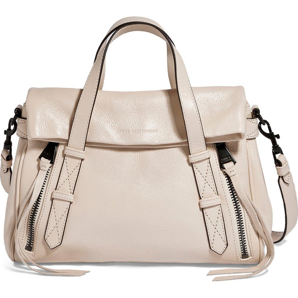 Aimee Kestenberg Bali Double Entry Leather Satchel in Natural | Lyst