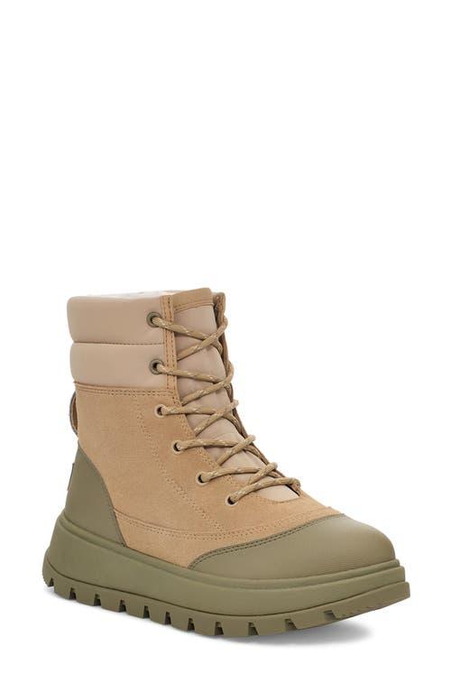 UGG Waterproof Deza Faux Fur Lined Boot in Natural | Lyst