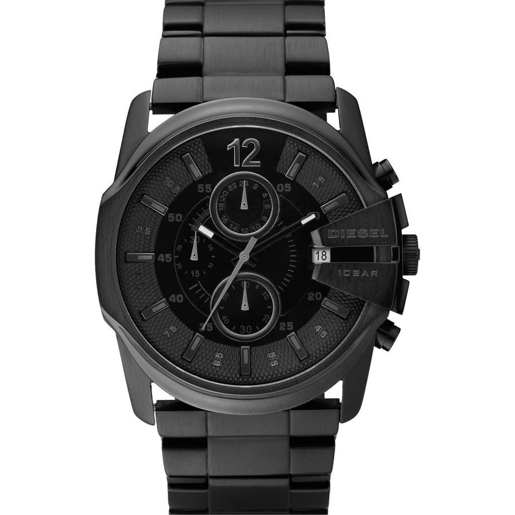 DIESEL 'Master Chief' Chronograph Bracelet Watch, 45Mm in Black for Men ...