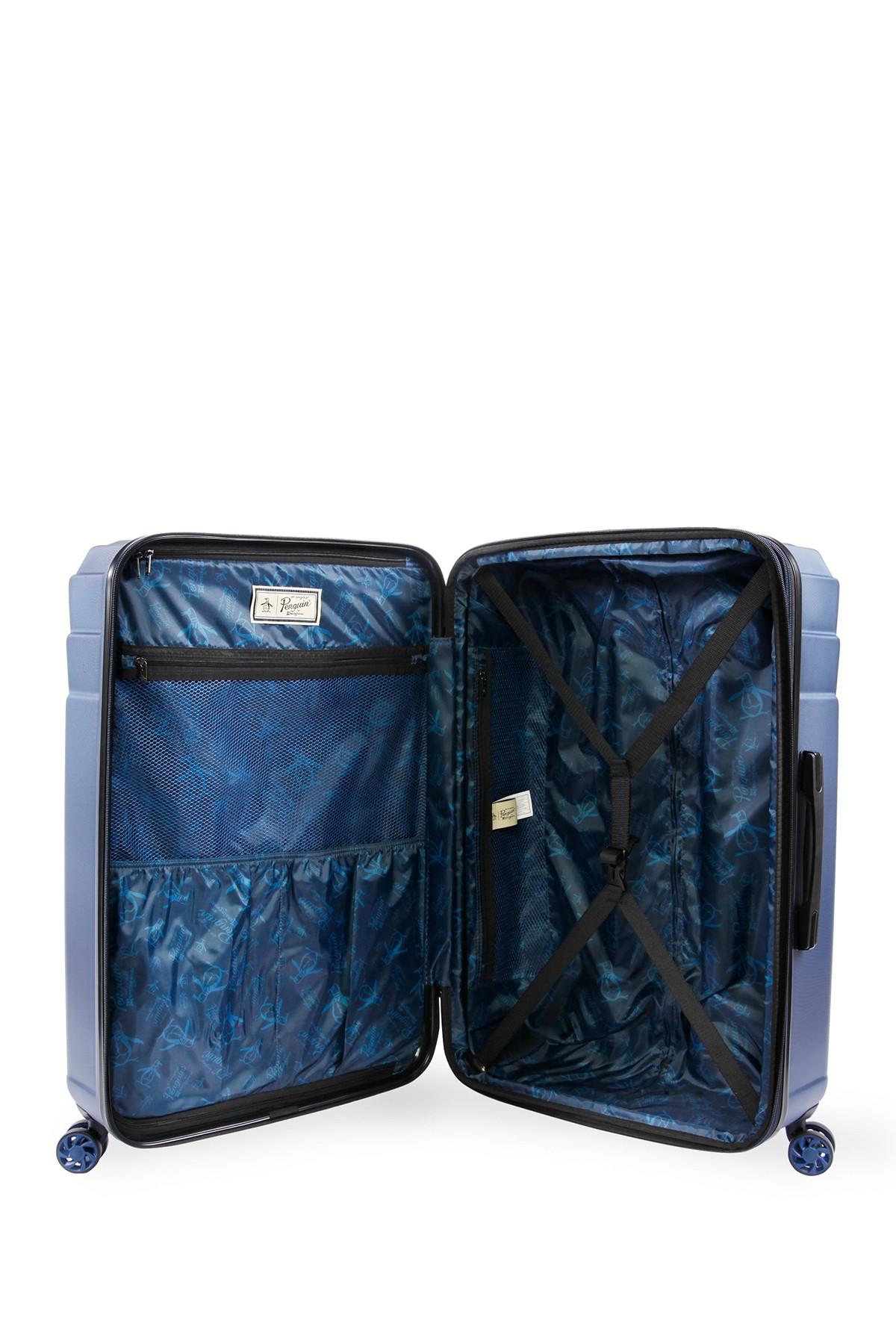 Original Penguin Metallic Blue 25" Blake Collection Hard Case Spinner ...