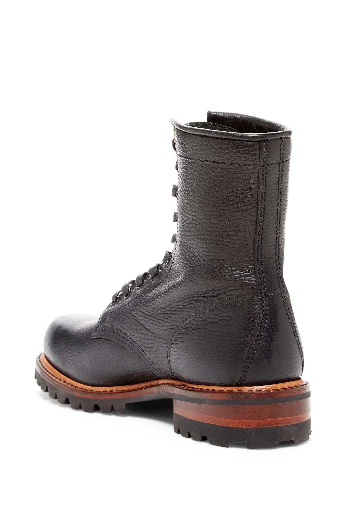 Lyst - Frye Arkansas Tall Logger Boot in Black for Men