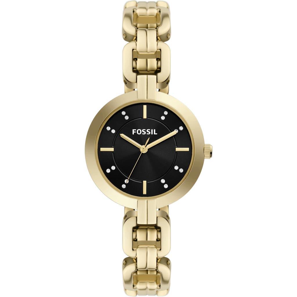 Fossil Kerrigan Crystal Embellished Quartz Bracelet Watch, 32Mm in ...
