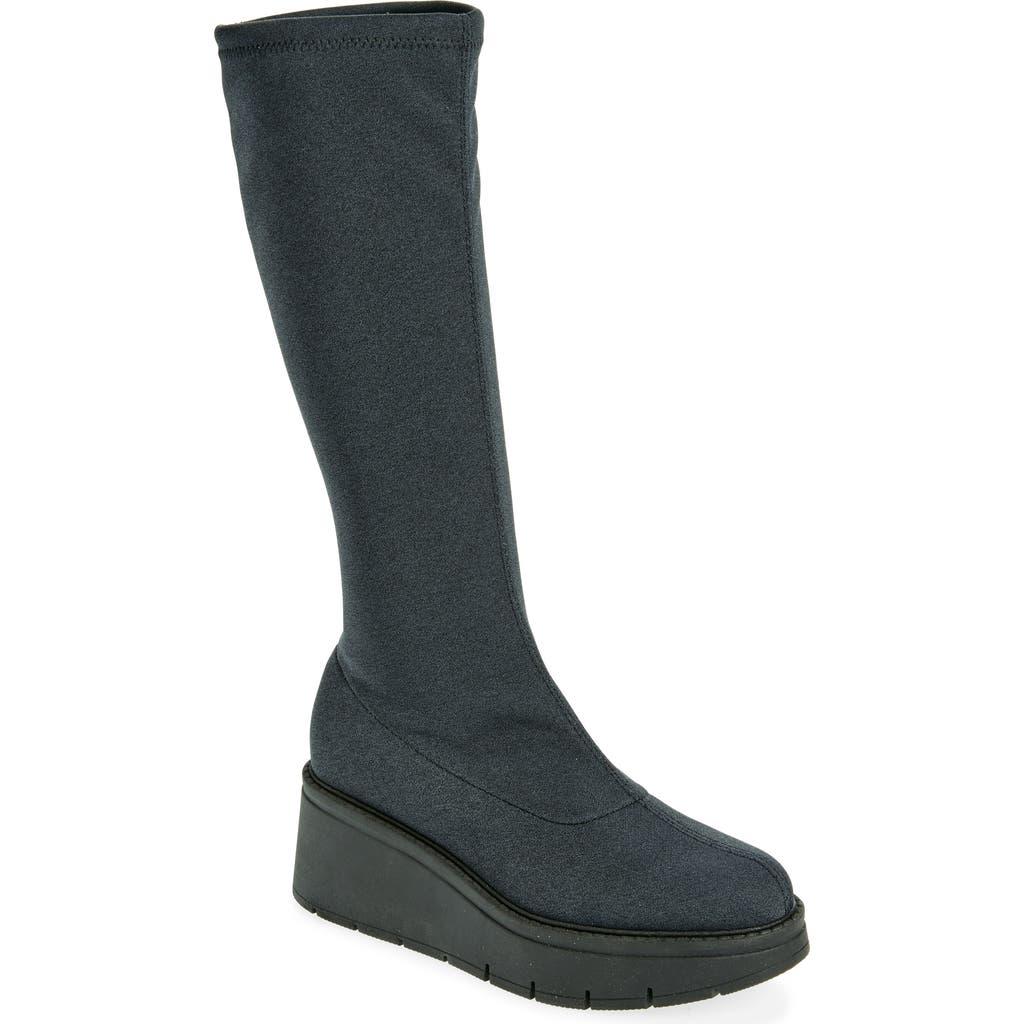La Canadienne Jerry Waterproof Knee High Wedge Boot in Black | Lyst