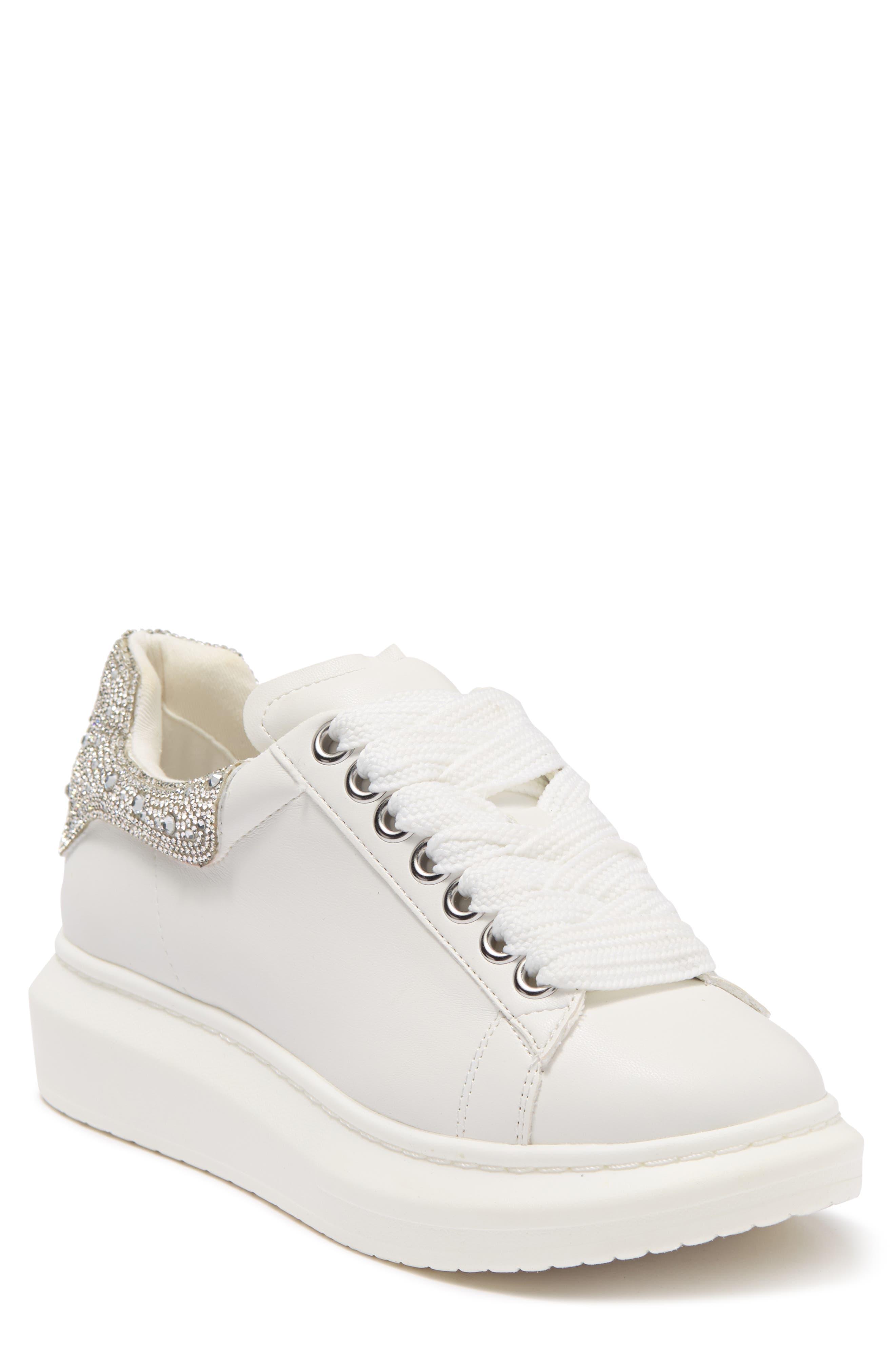 Steve Madden Gaines Platform Sneaker In White Lyst Steve Madden Gaines Platform Sneaker In White Lyst