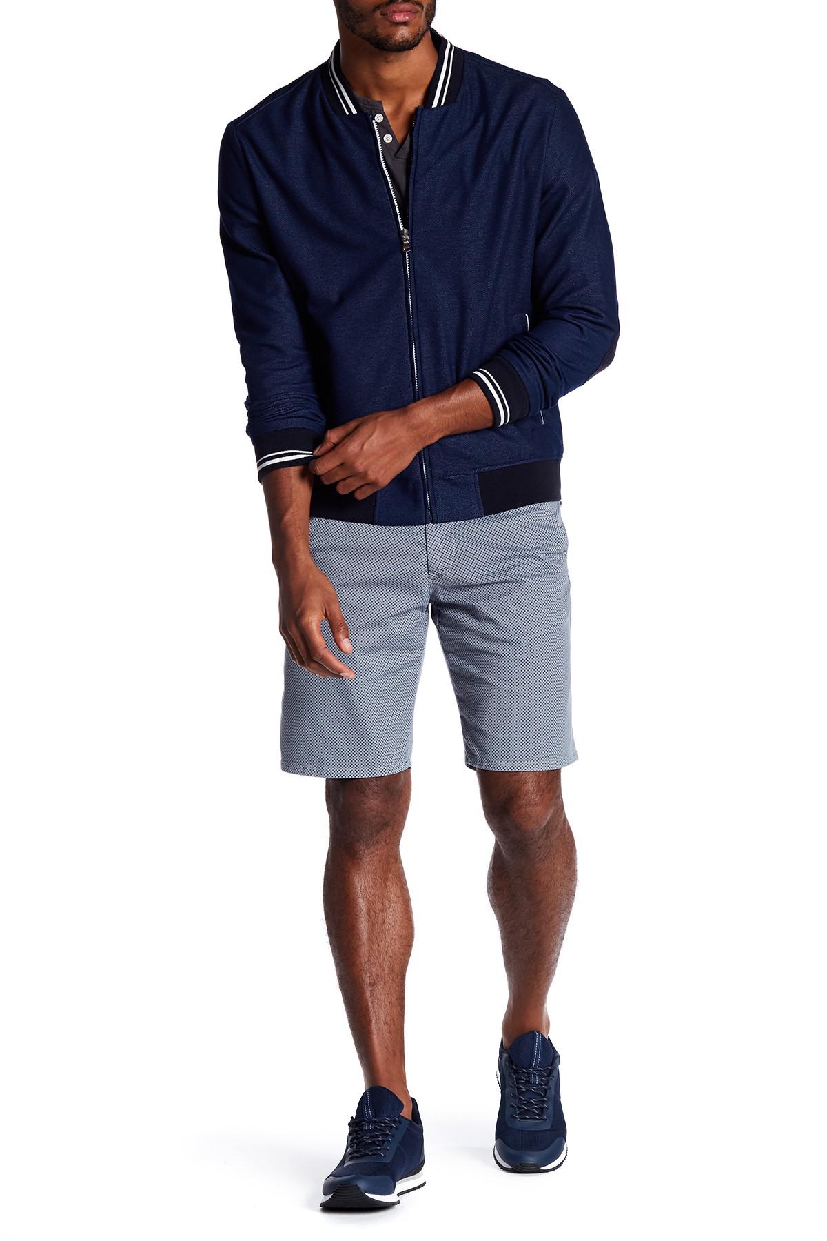 Lyst - Good Man Brand Carbon Peach Print Chino Shorts in Blue for Men