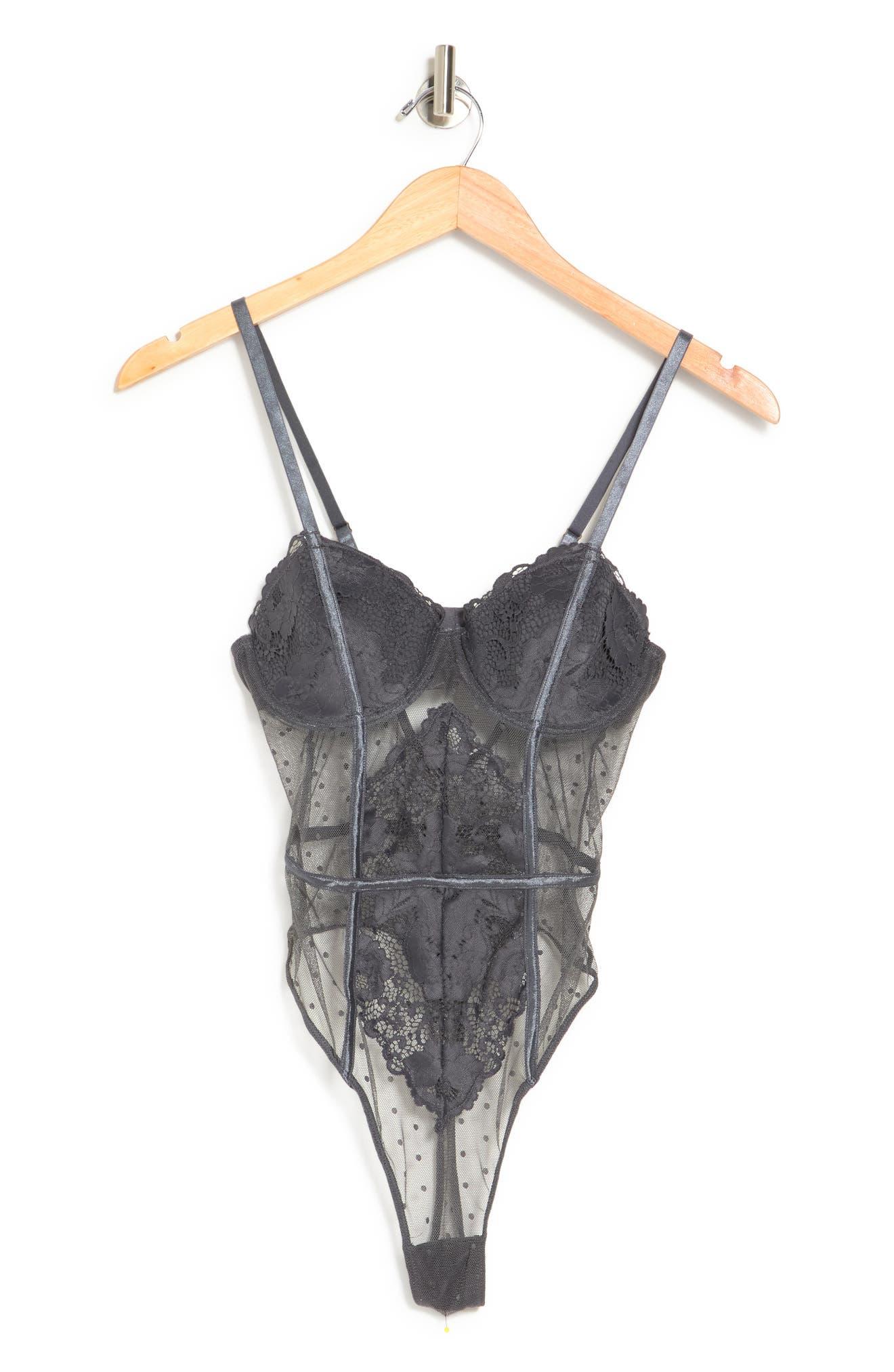 Honeydew Intimates Louisa Lace Dot Mesh Teddy | Lyst