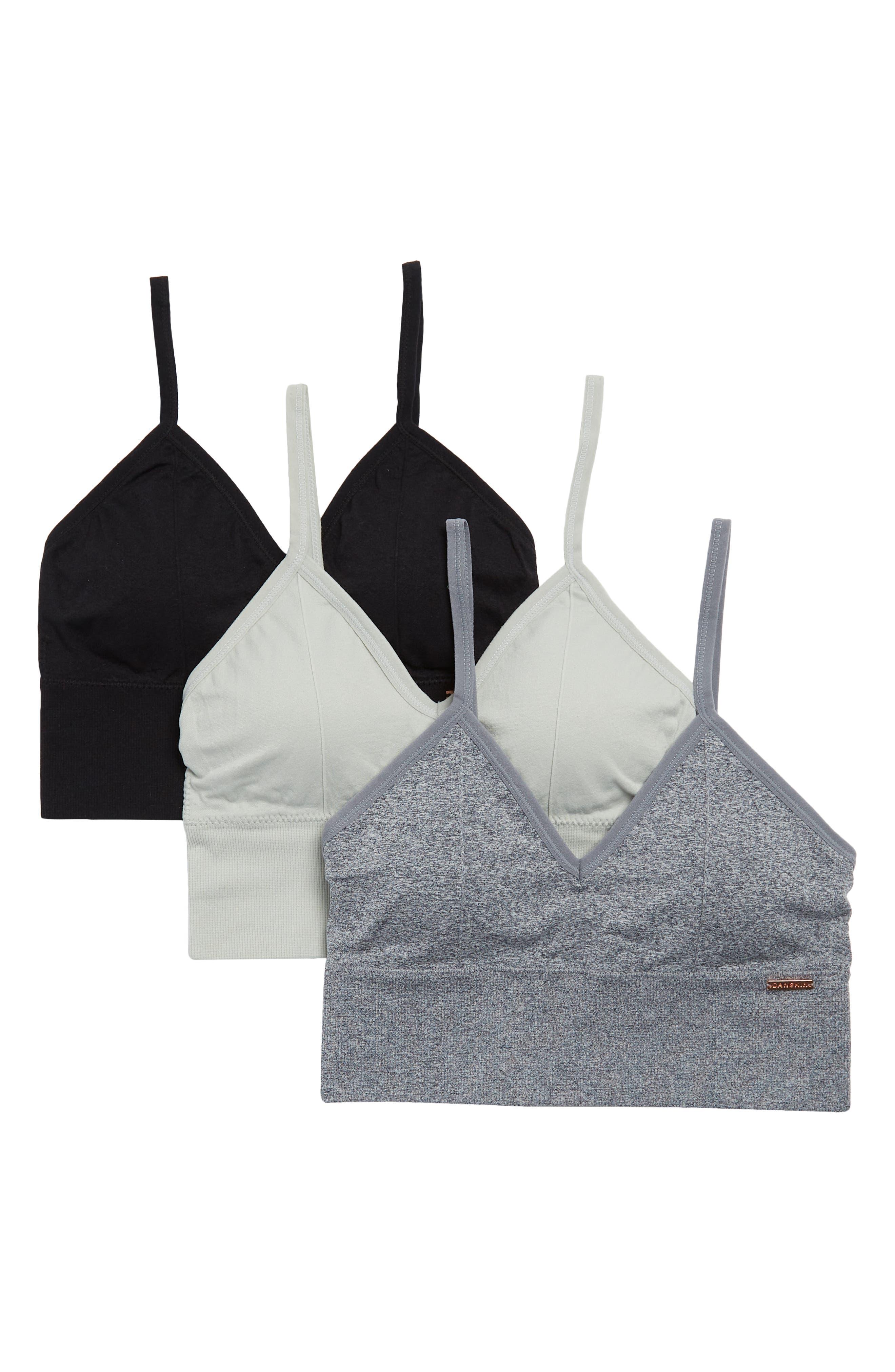 Danskin 3 Pack Seamless Longline Bralettes Lyst