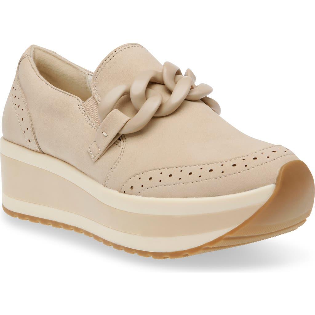 Dolce Vita Bizzie Platform Wedge Loafer in Natural | Lyst