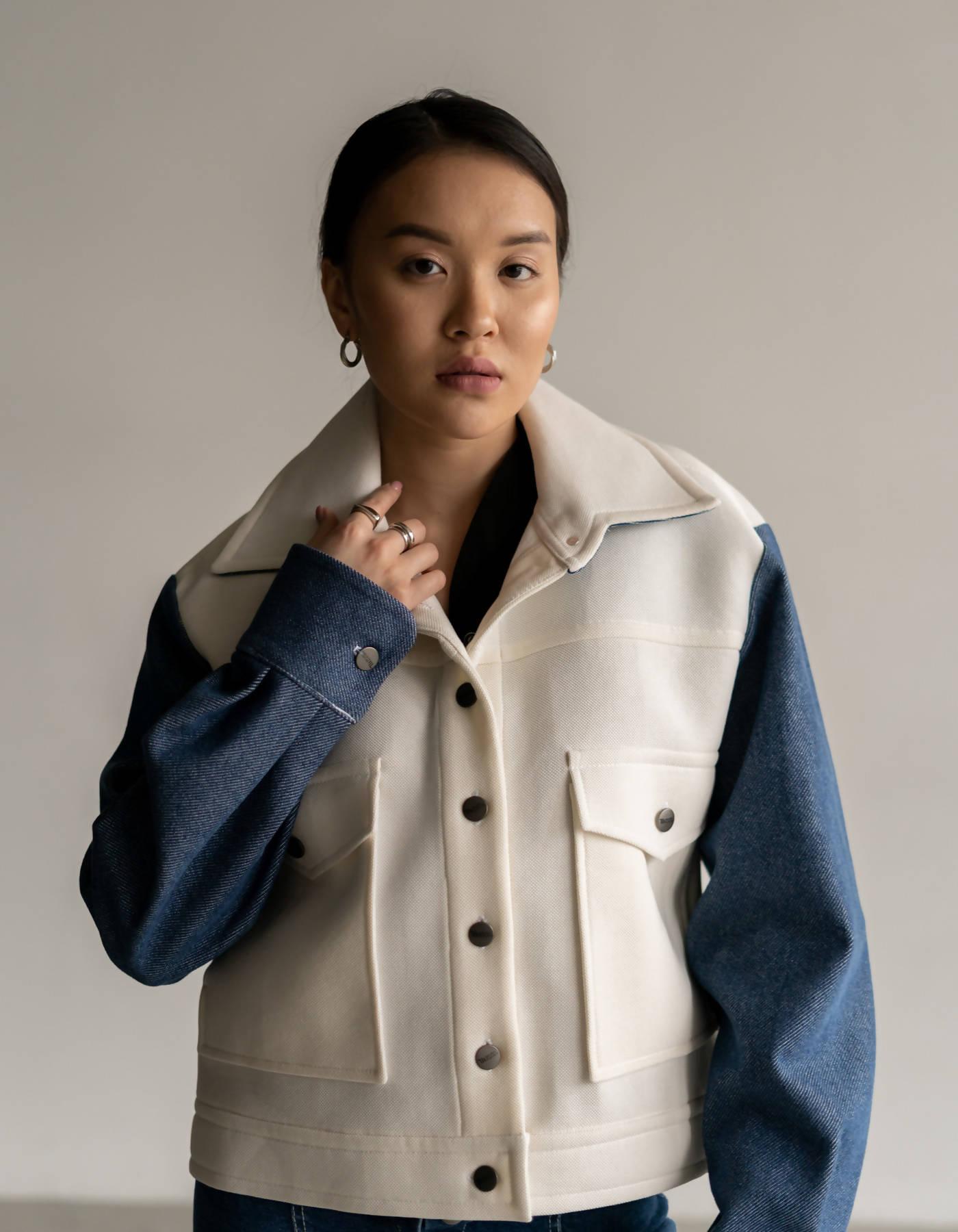 7/11 Seven Eleven Jacket Pay Your Attention in Natural | Lyst