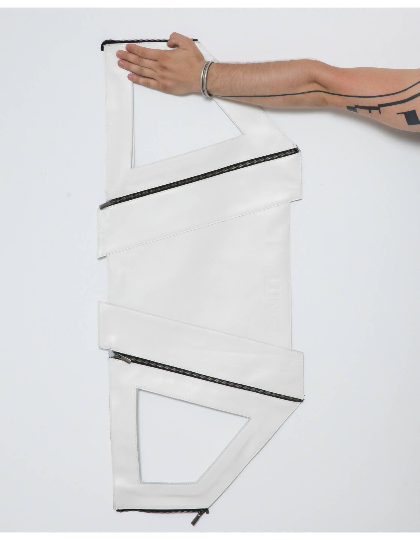 LUNAR Laboratories Double Layered Tote Vest Bag in White | Lyst