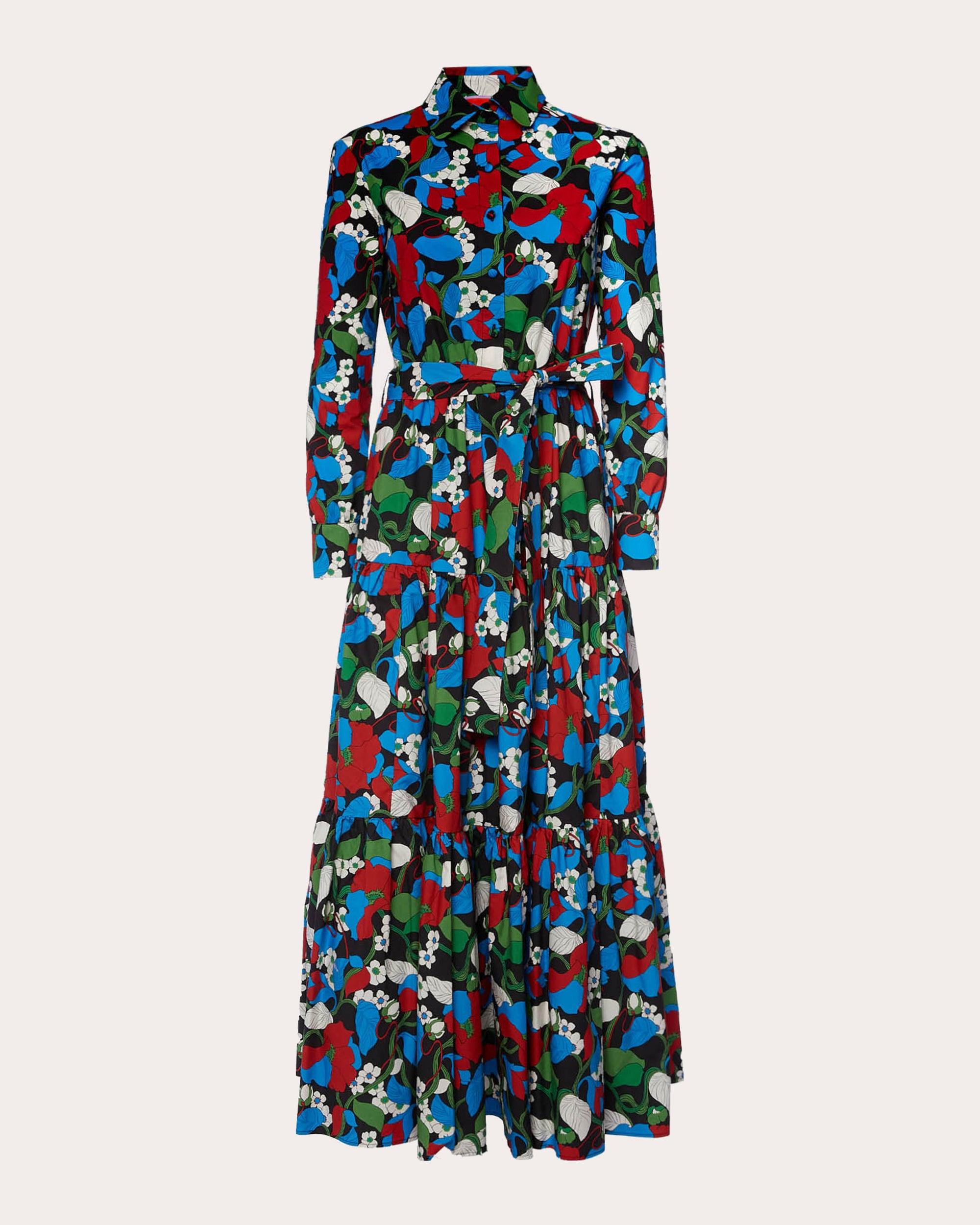 La DoubleJ Bellini Cotton Poplin Dress in Blue | Lyst